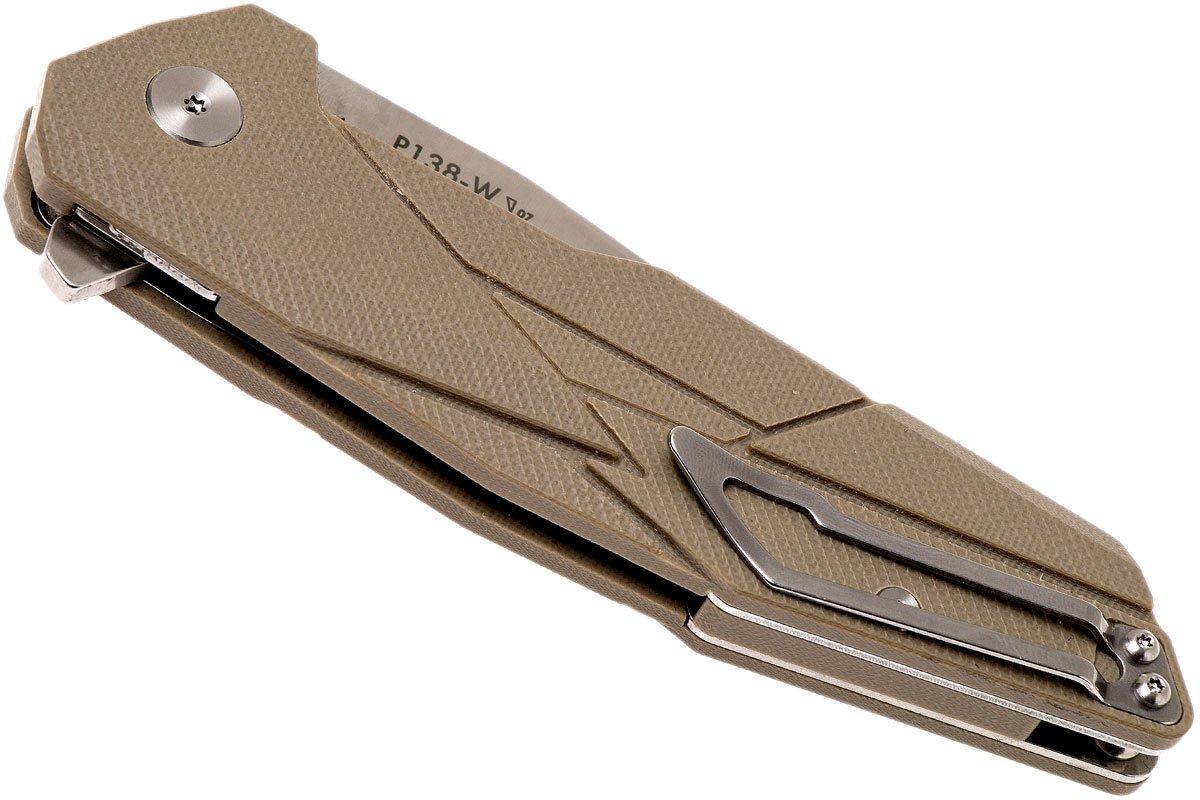 Ruike P138-W Tanto zakmes, desert tan | Voordelig kopen bij ...