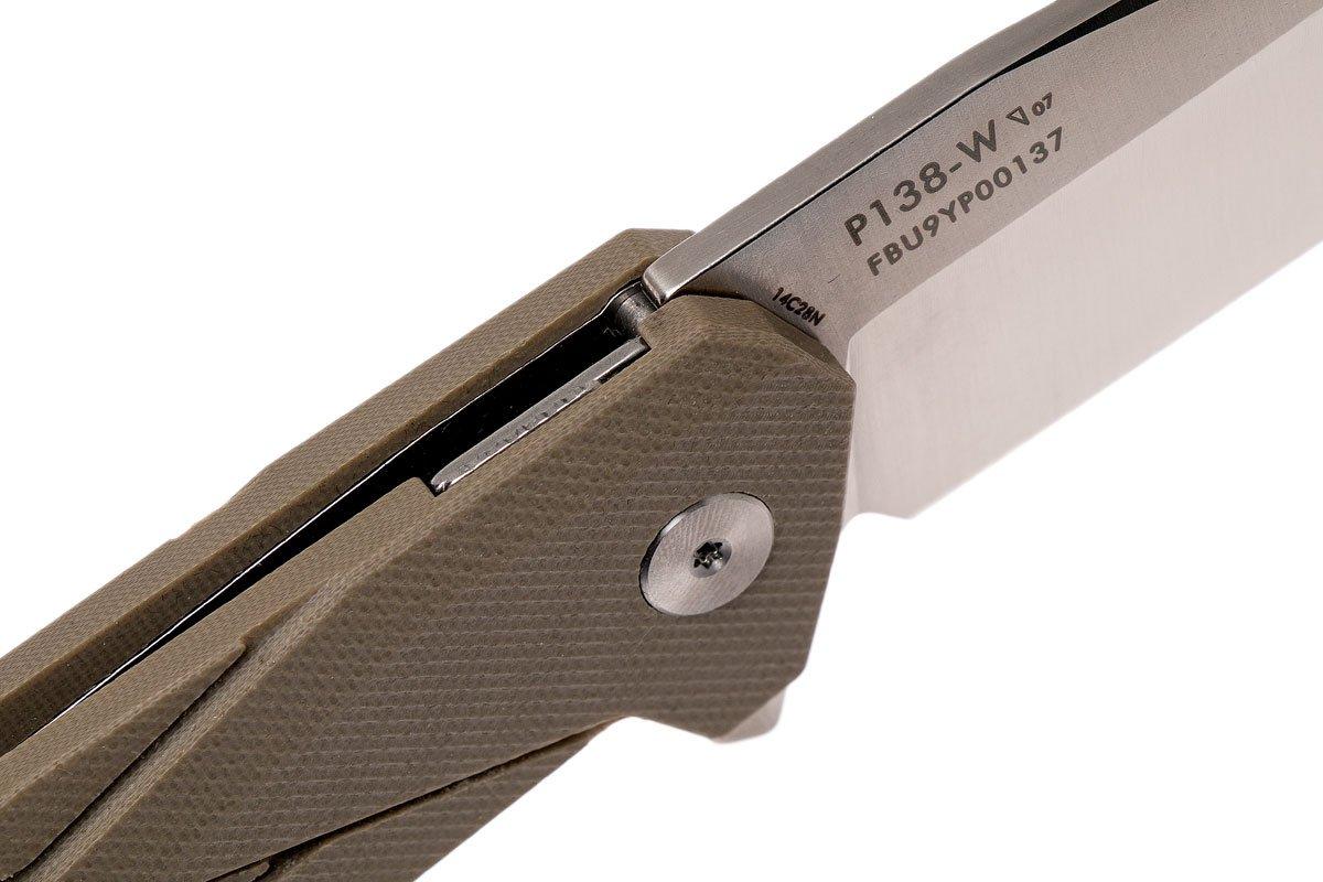 Ruike P138-W Tanto zakmes, desert tan | Voordelig kopen bij ...