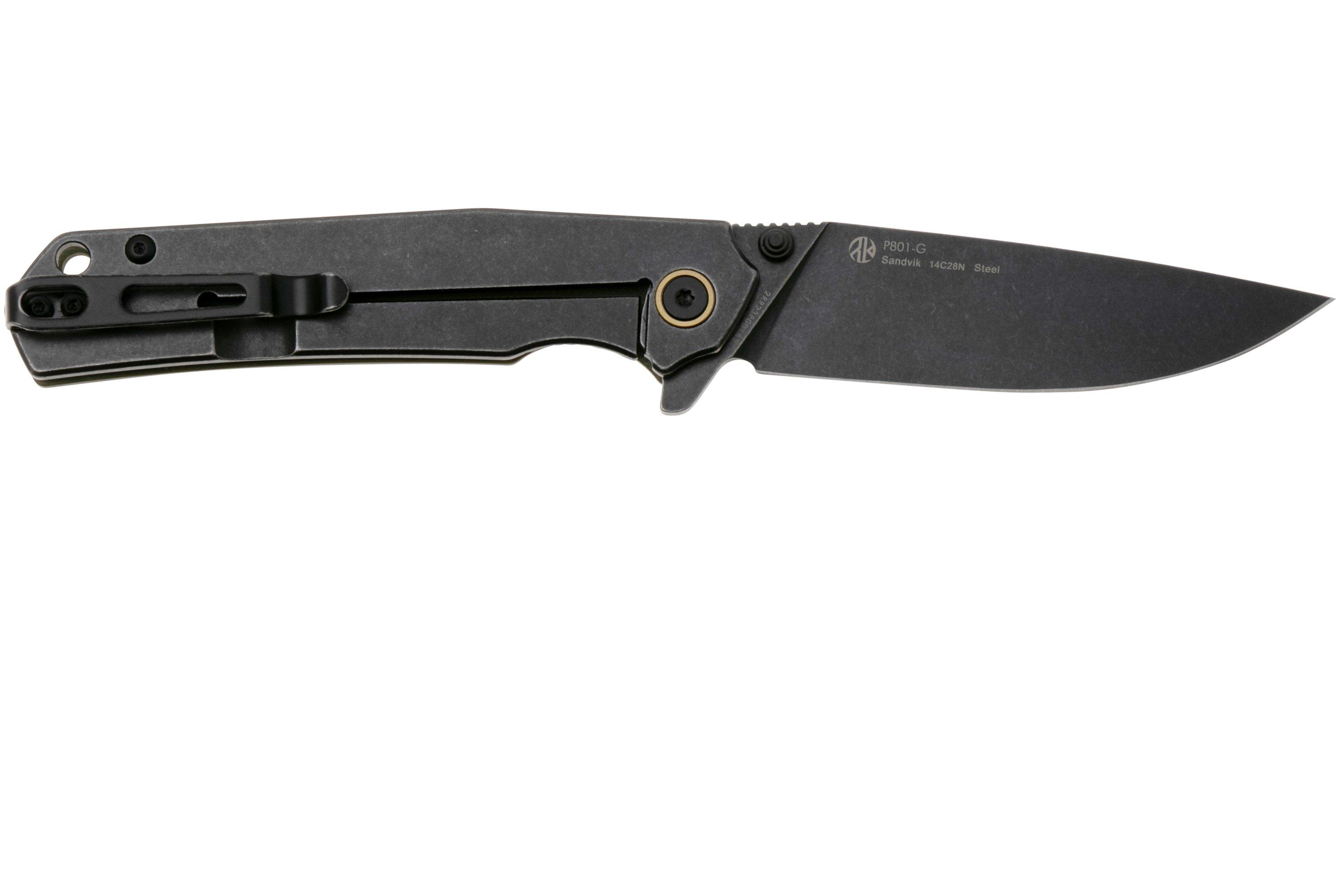 Ruike P801-G 14C28N, Green G10 Stainless, zakmes | Voordelig kopen bij ...