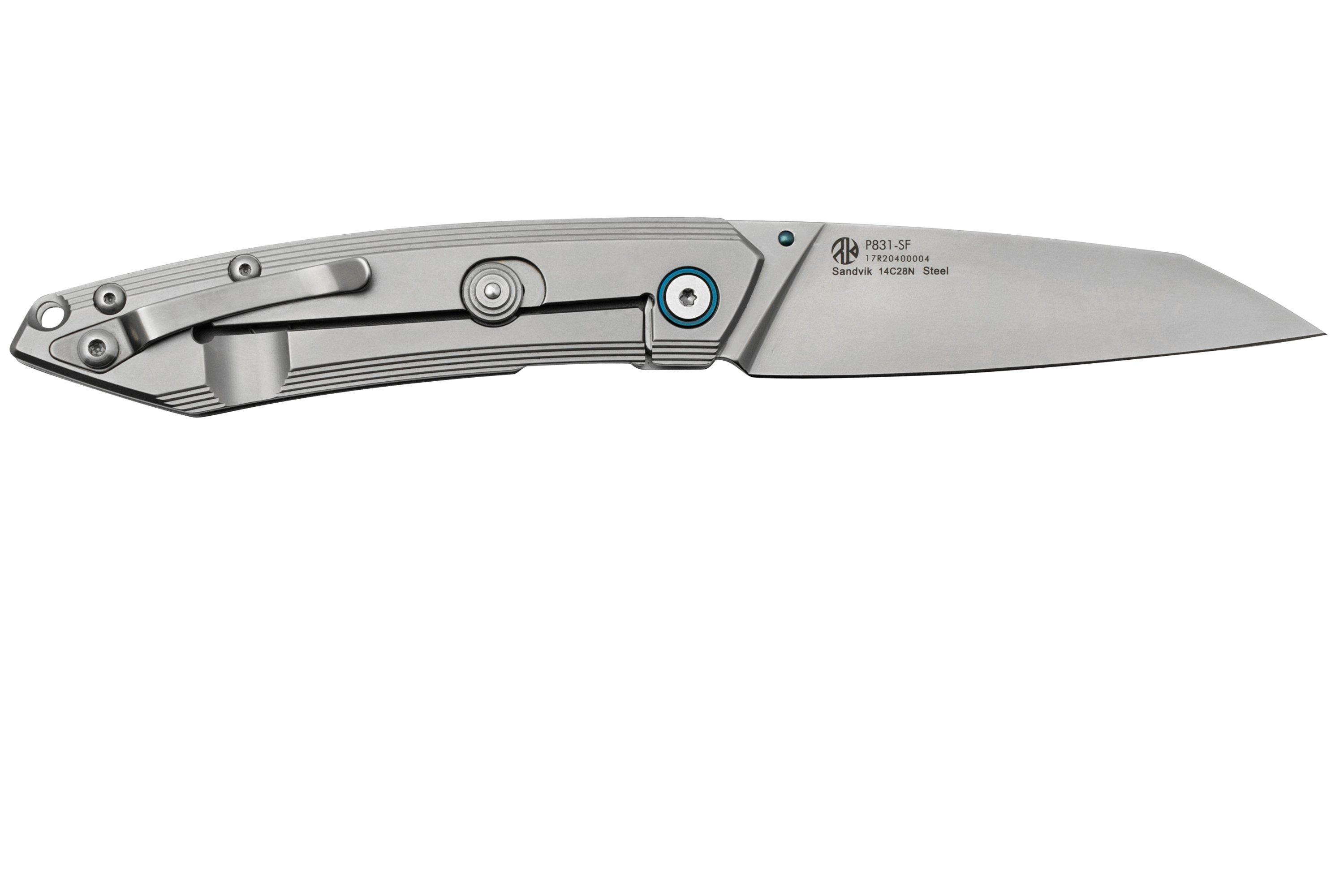 Ruike P831-SF pocket knife, Stonewashed finish | Advantageously ...