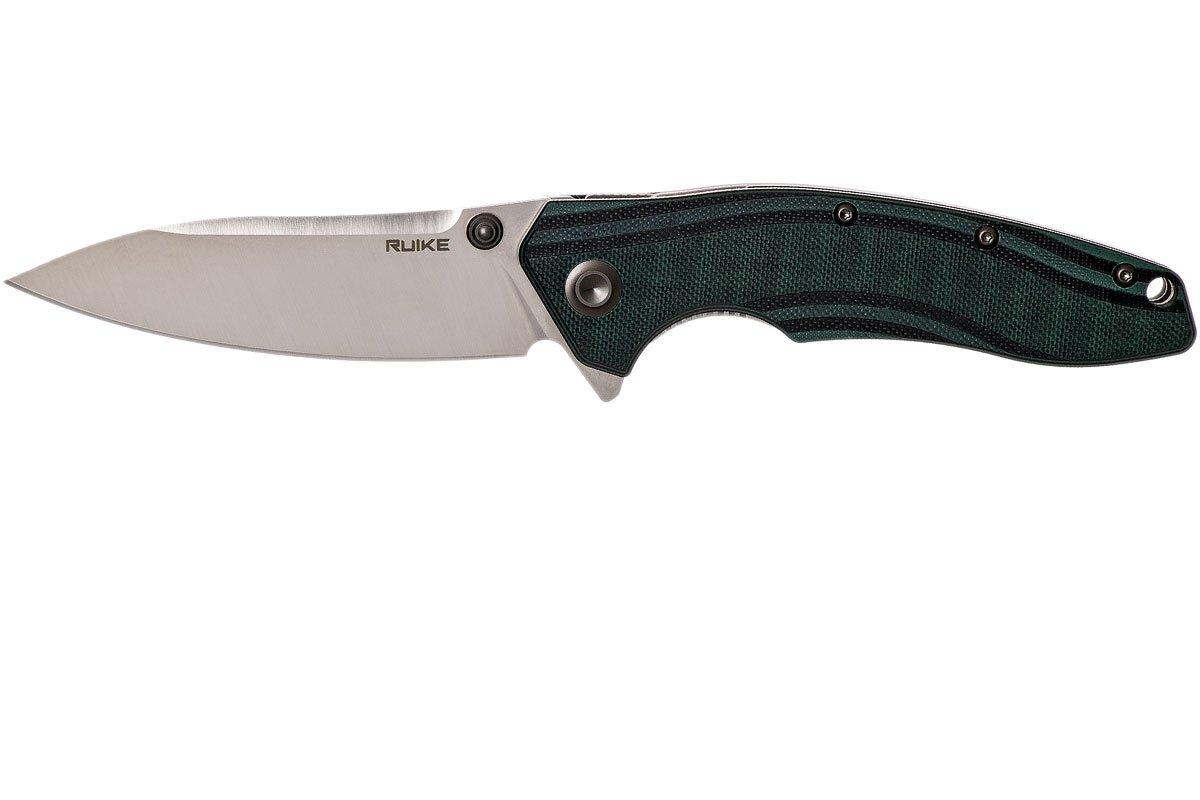 Ruike P841-L Black & Green pocket knife, black-green | Advantageously ...