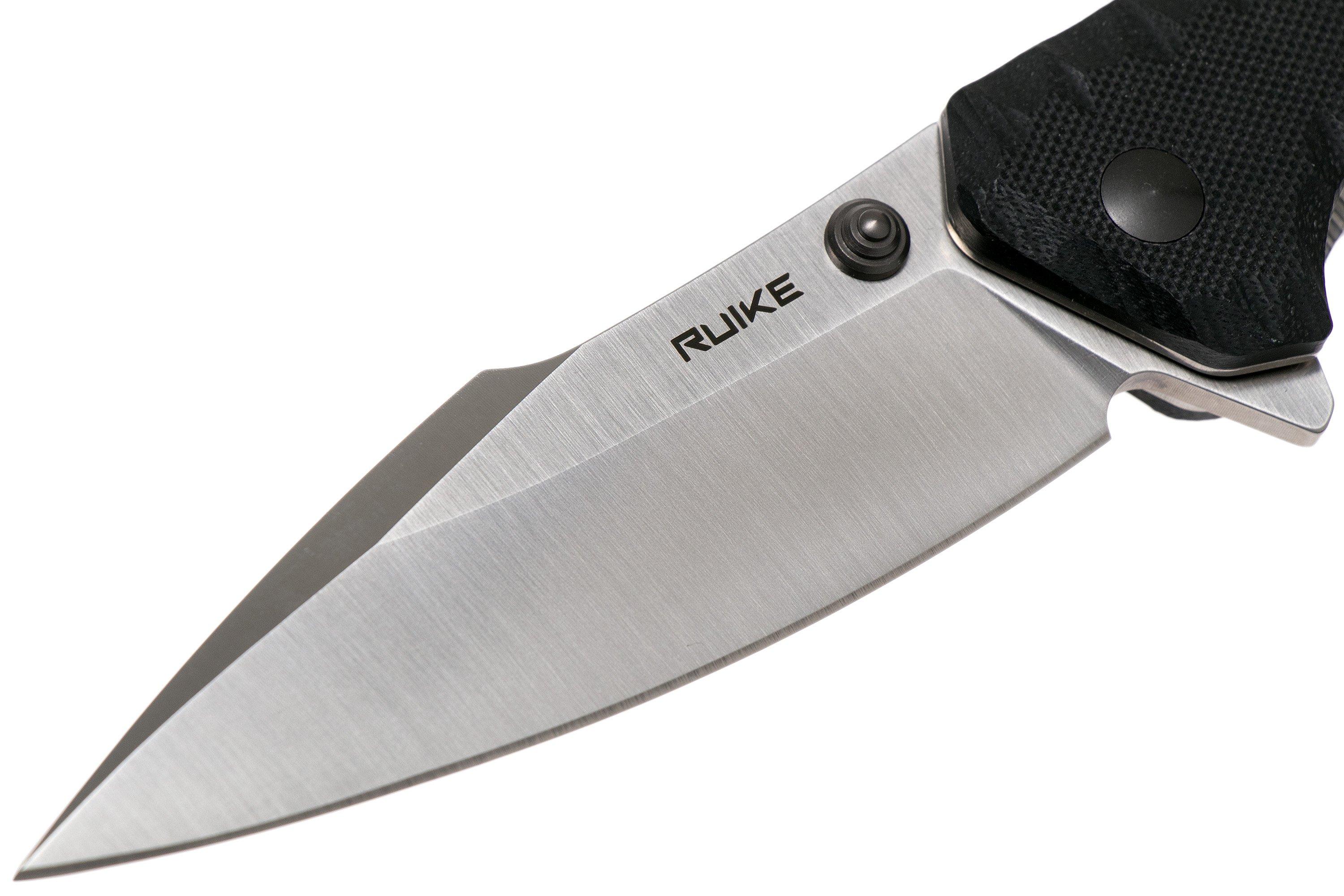 Ruike P843-B Black pocket knife | Advantageously shopping at Knivesandtools.com
