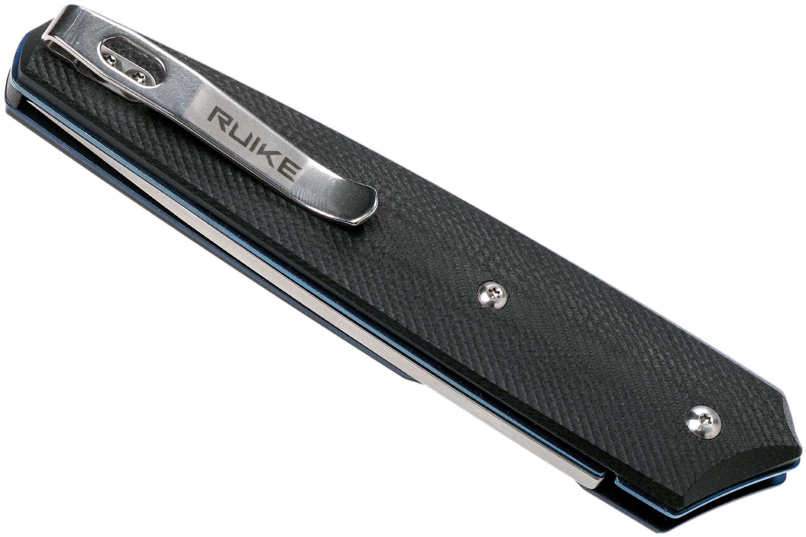 Ruike P848-B Black pocket knife | Advantageously shopping at ...