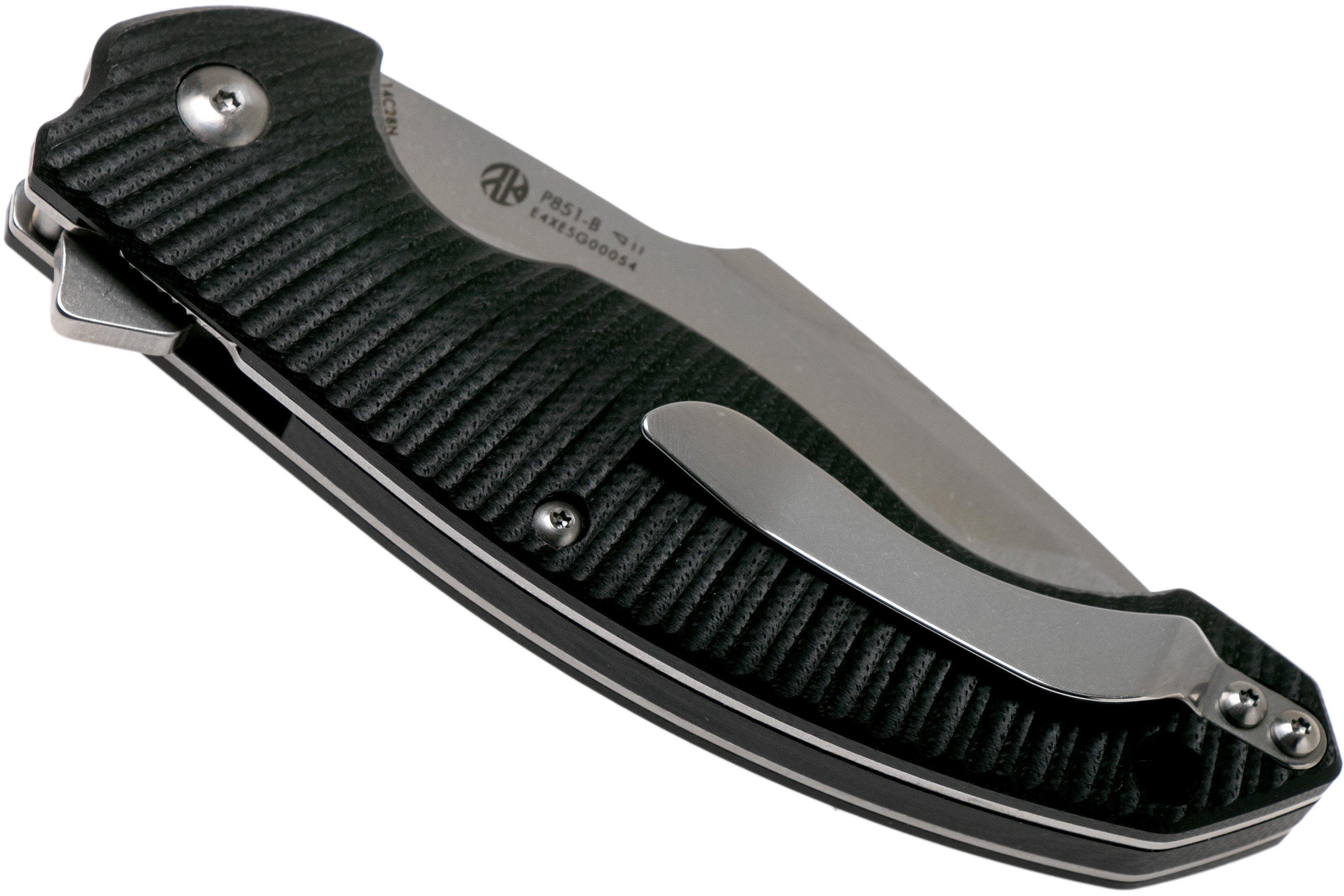 Ruike P851-B Black pocket knife | Advantageously shopping at ...