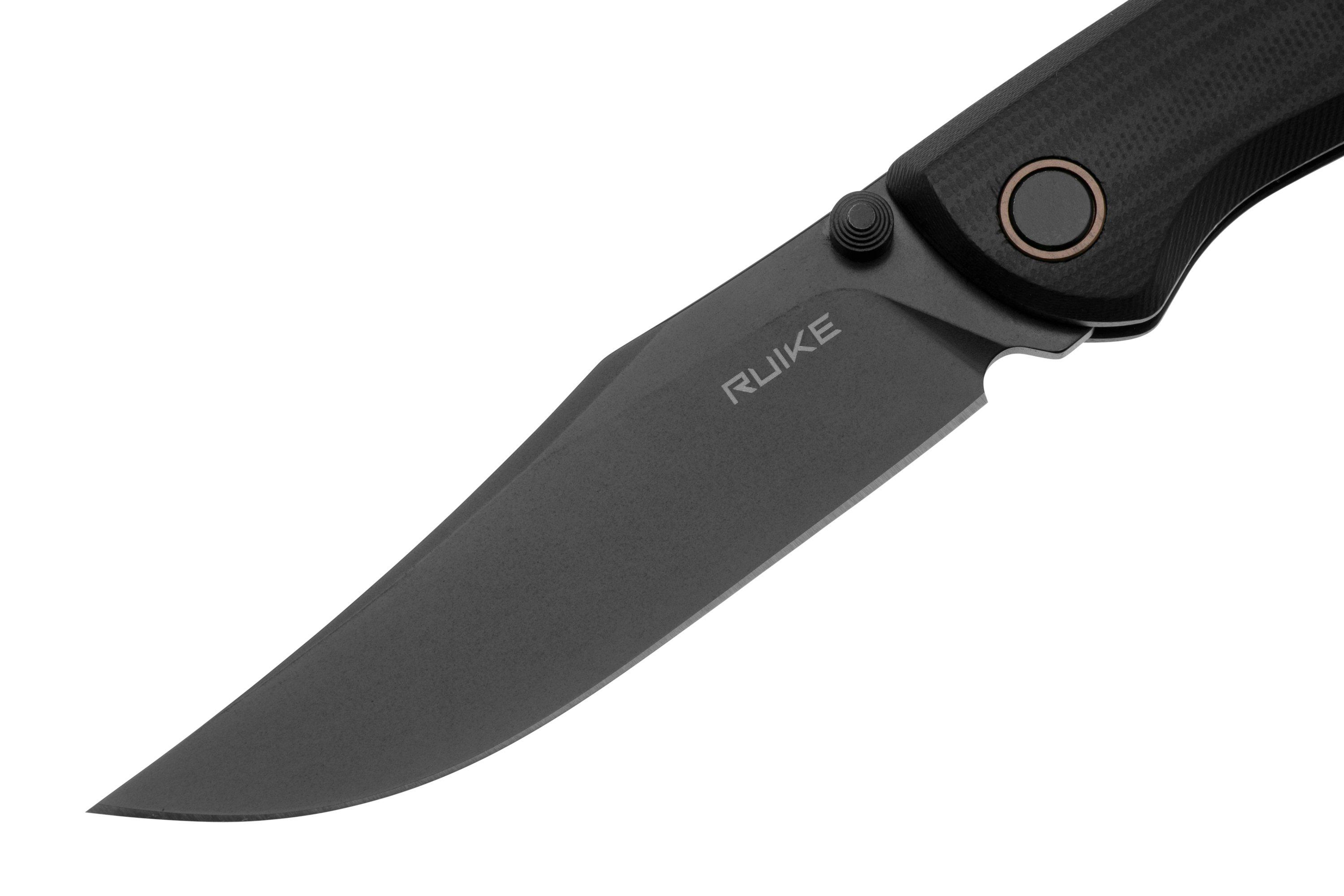 Ruike P882-B Black 12C27N, Black G10, navaja | Compras con ventajas en Knivesandtools.es