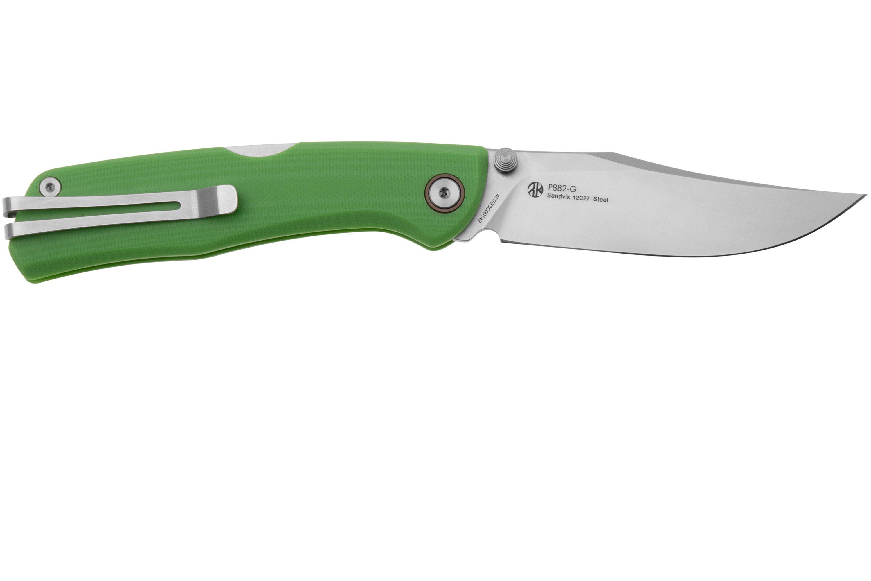Ruike P882-G 12C27N, Green G10, zakmes | Voordelig kopen bij knivesandtools.nl