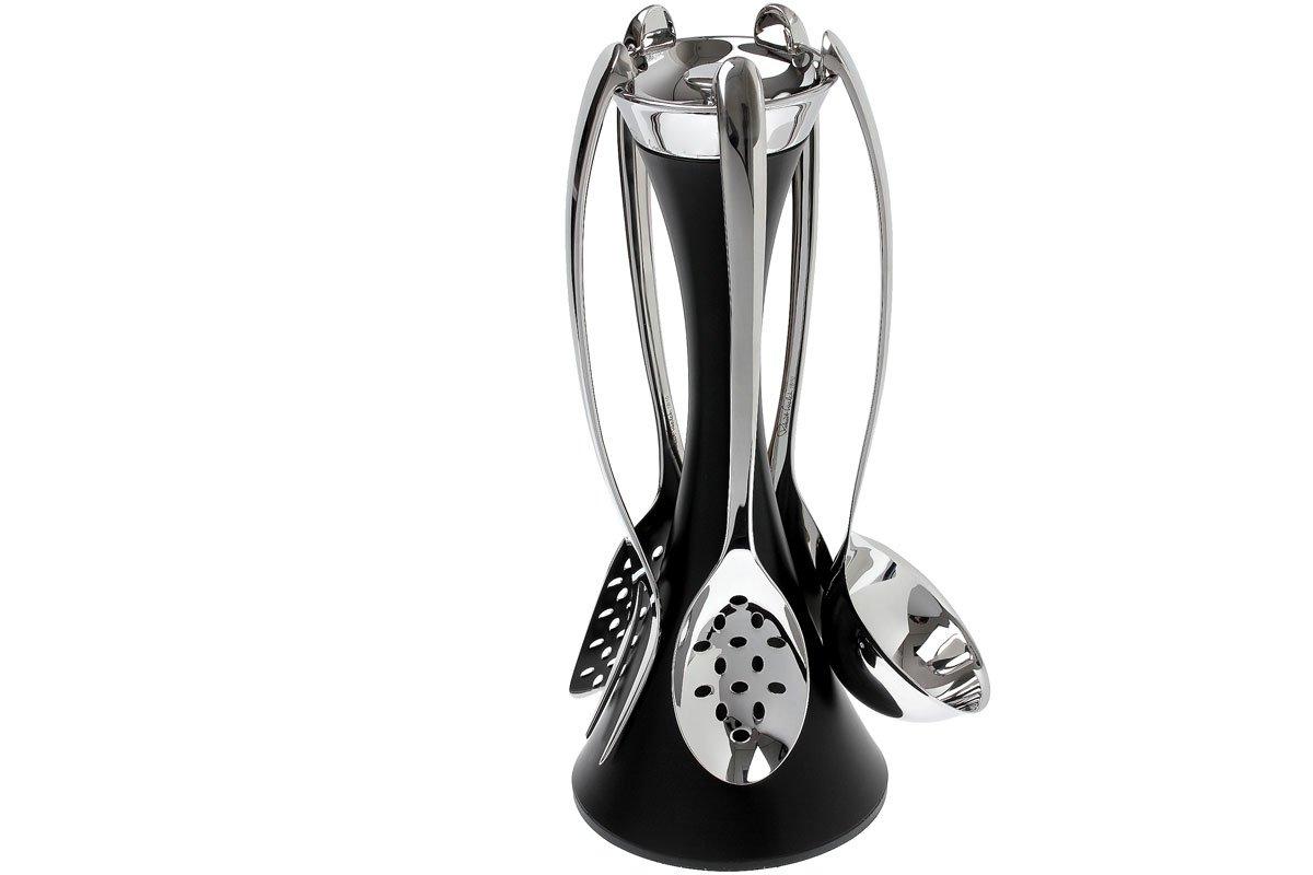 Robert Welch Signature V Black Utensil Stand Set, Utensil set ...