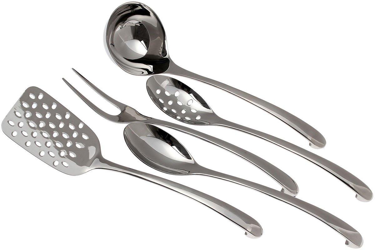 Robert Welch Signature V Black Utensil Stand Set, Utensil set ...