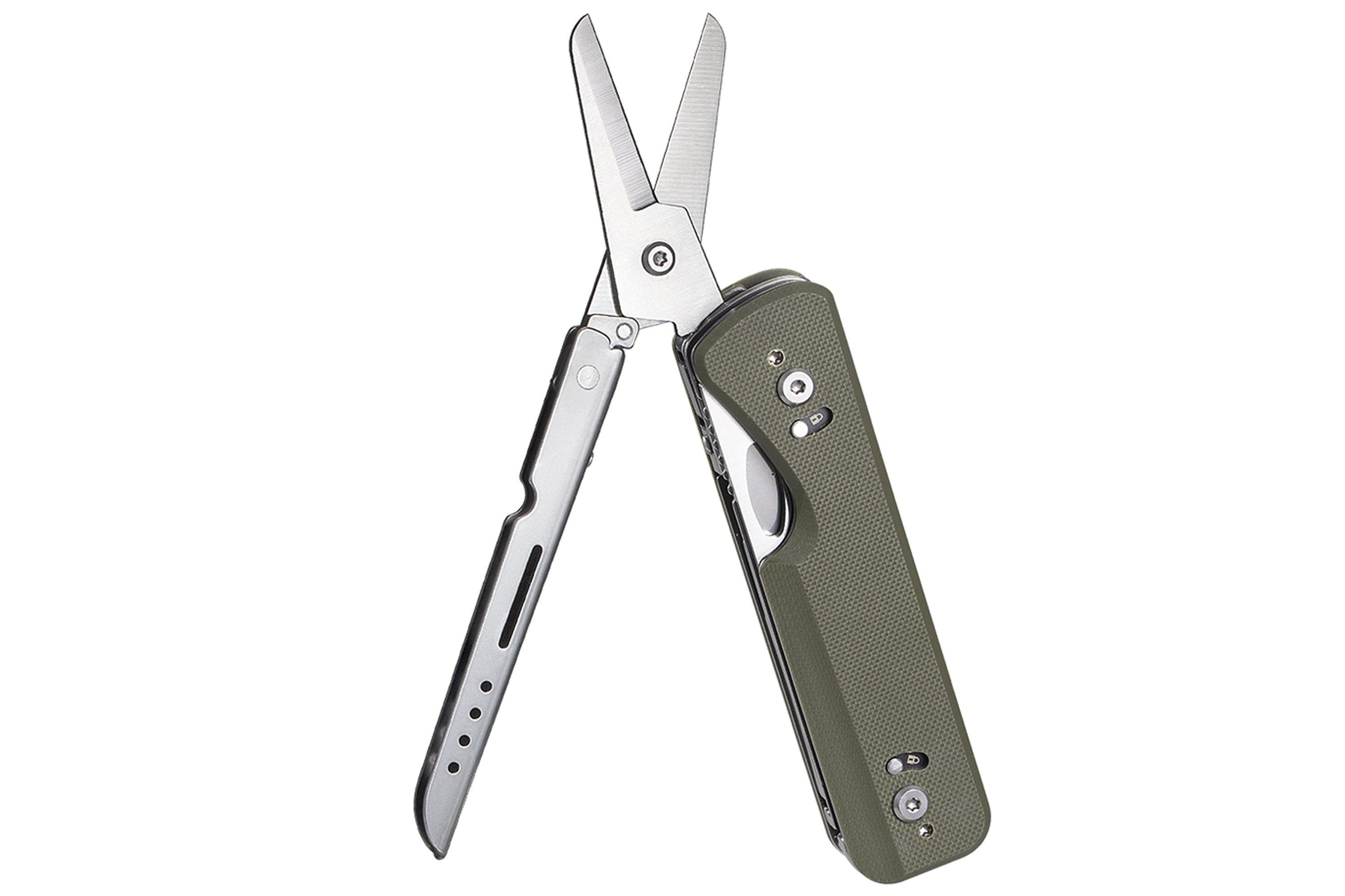 Roxon Flex & Phantom Shears S505G-GR OD-Green G10, multiherramienta ...