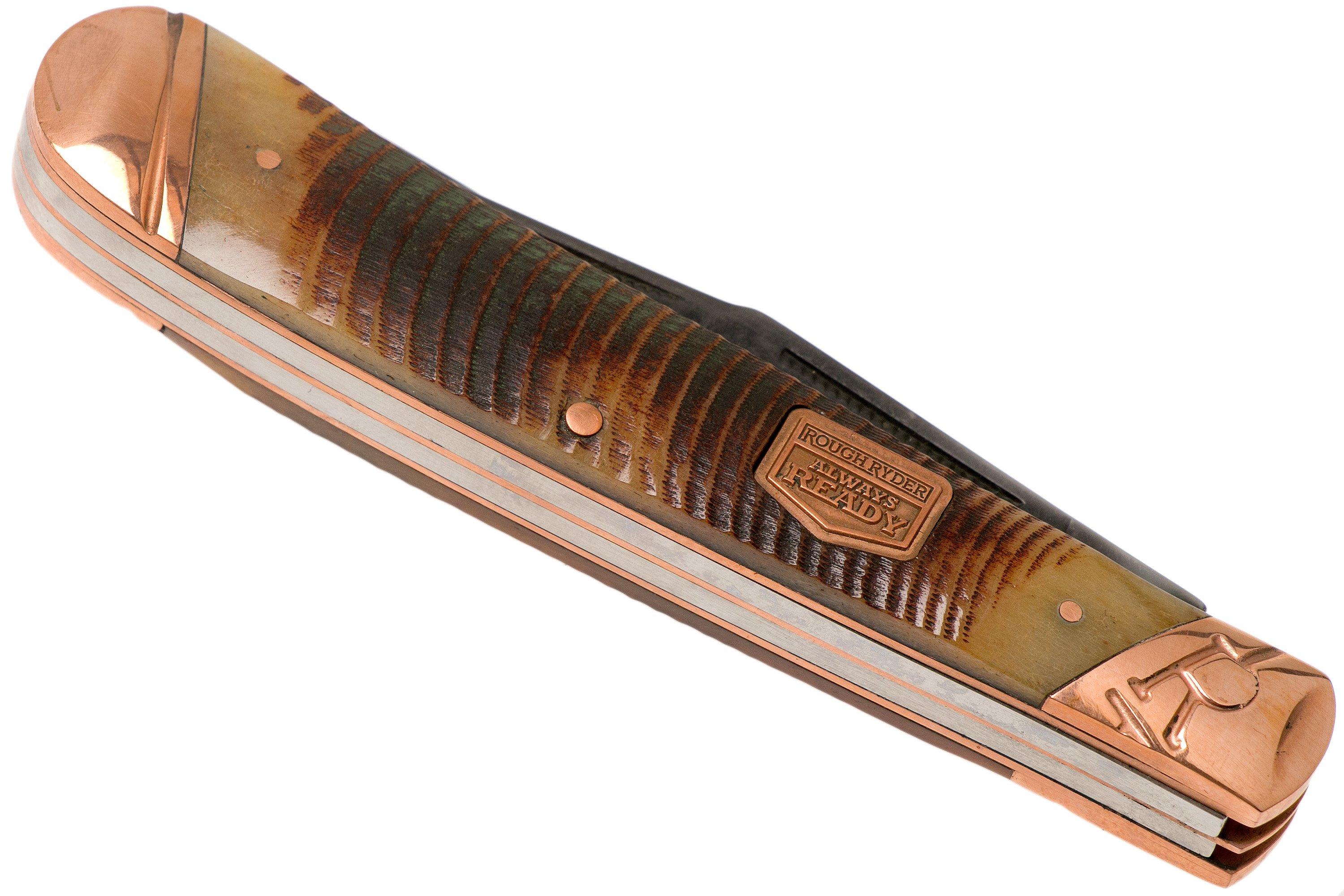 Rough Ryder Backwoods Bushcrafter Trapper RR1840 pocket knife ...