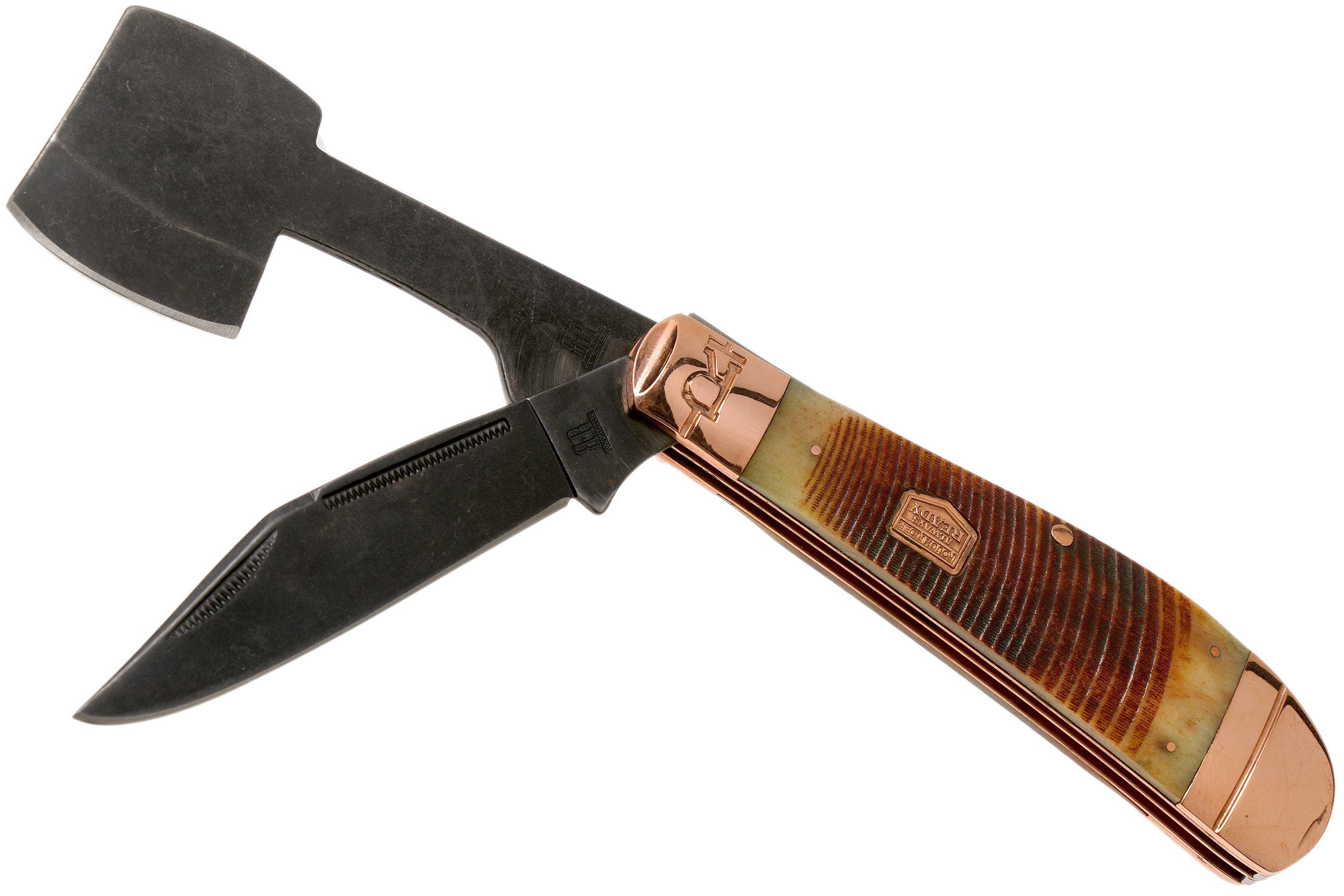 Rough Ryder Backwoods Bushcrafter Chopper RR1841 pocket knife ...