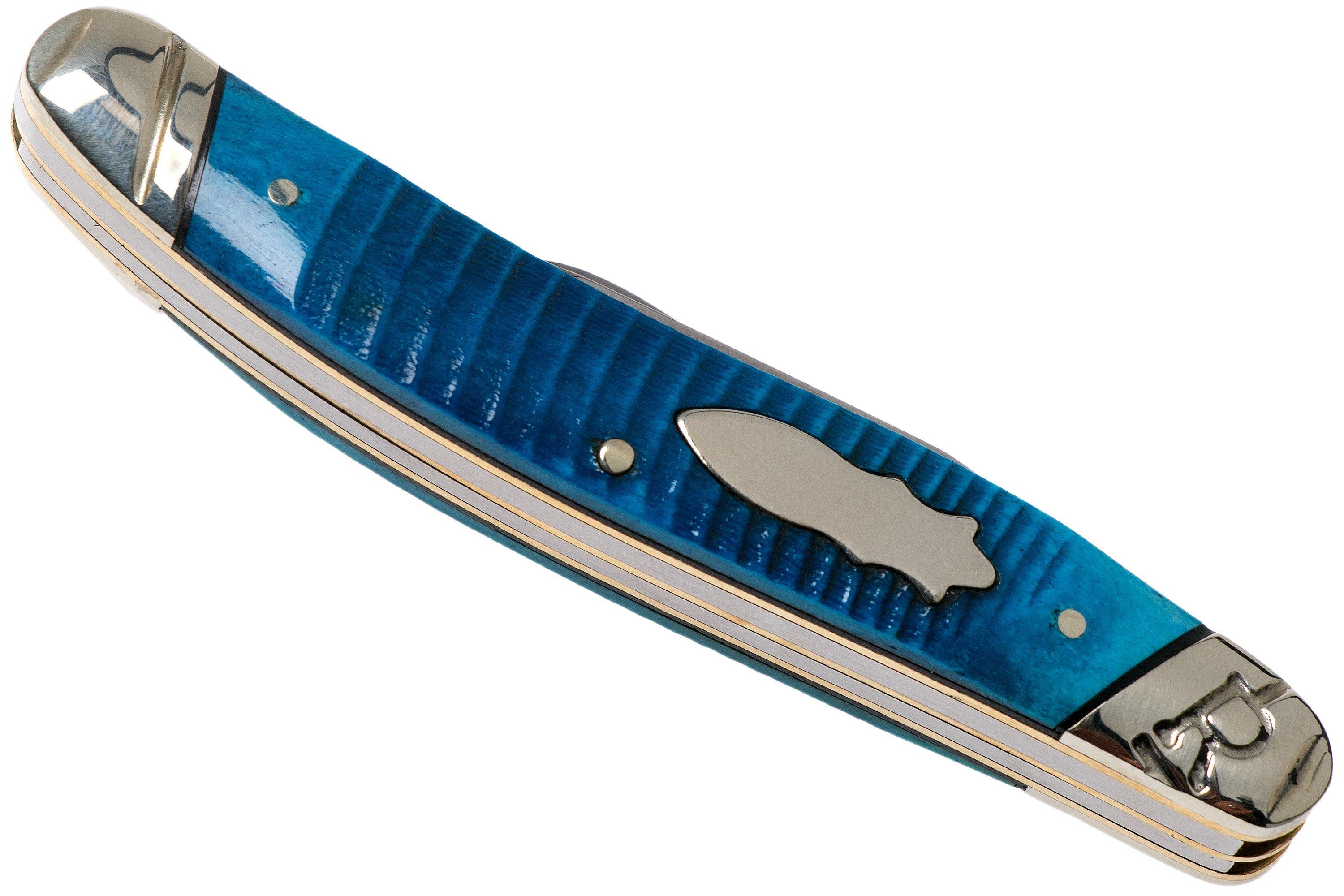 Rough Ryder Black & Blue Stockman RR2119 pocket knife | Advantageously ...