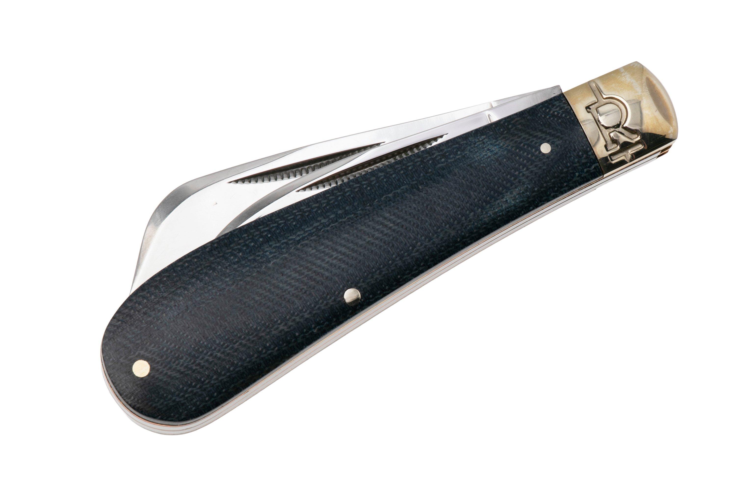 Rough Ryder Half Hawk Denim RR2186 Carbon slipjoint pocket knife ...
