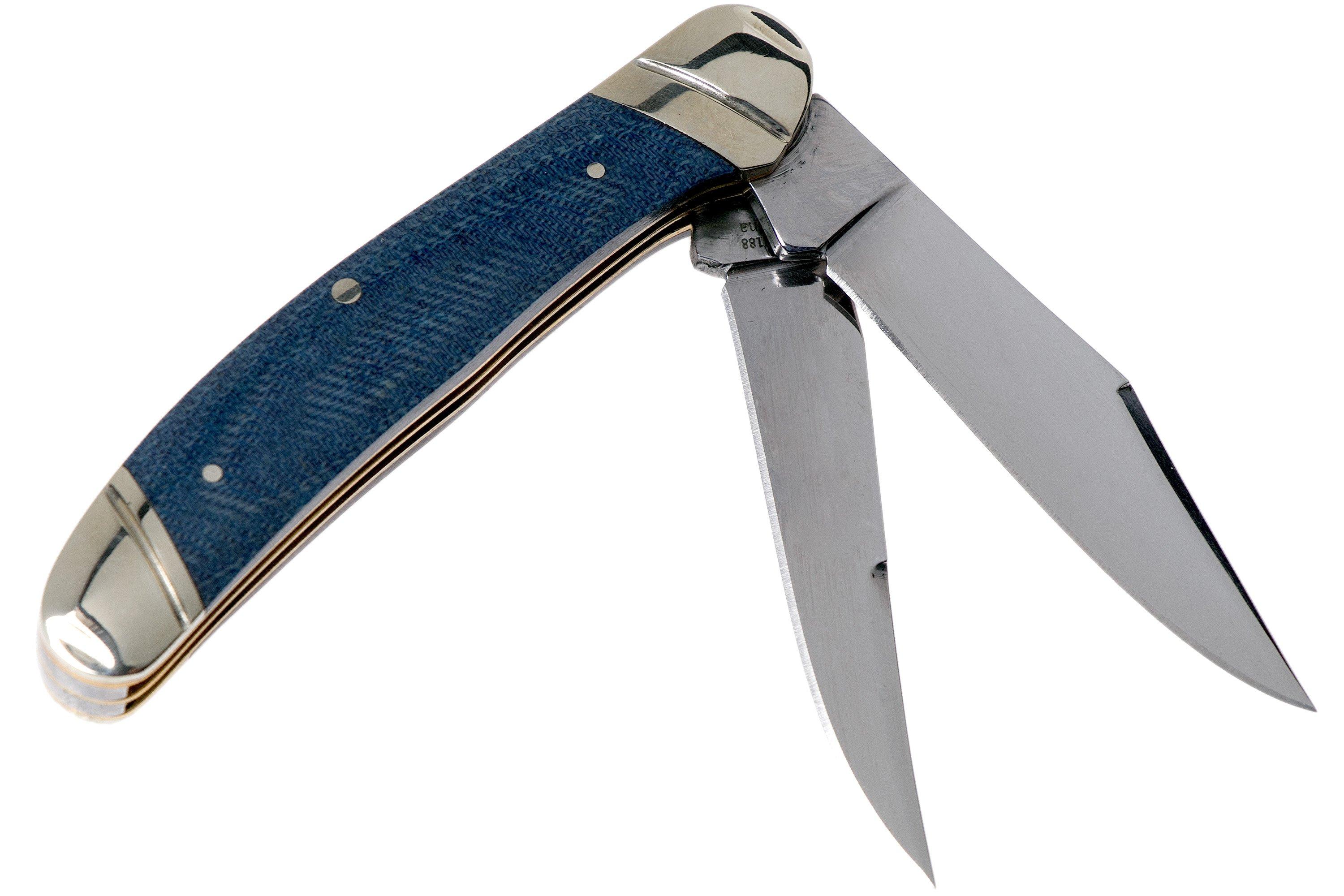 Rough Ryder Copperhead Denim RR2188 Carbon slipjoint pocket knife ...