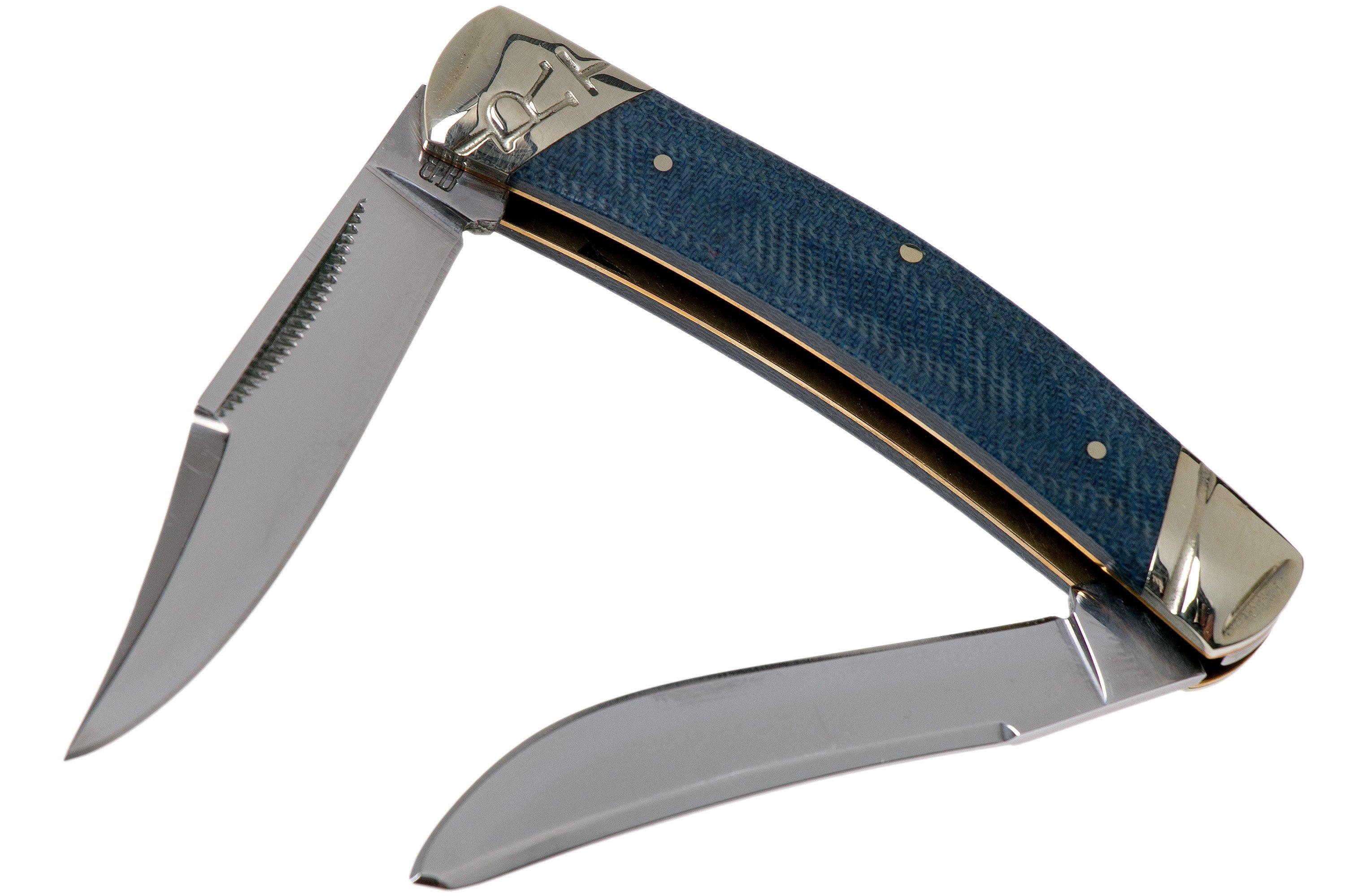 Rough Ryder Small Moose Denim RR2190 Carbon slipjoint pocket knife ...