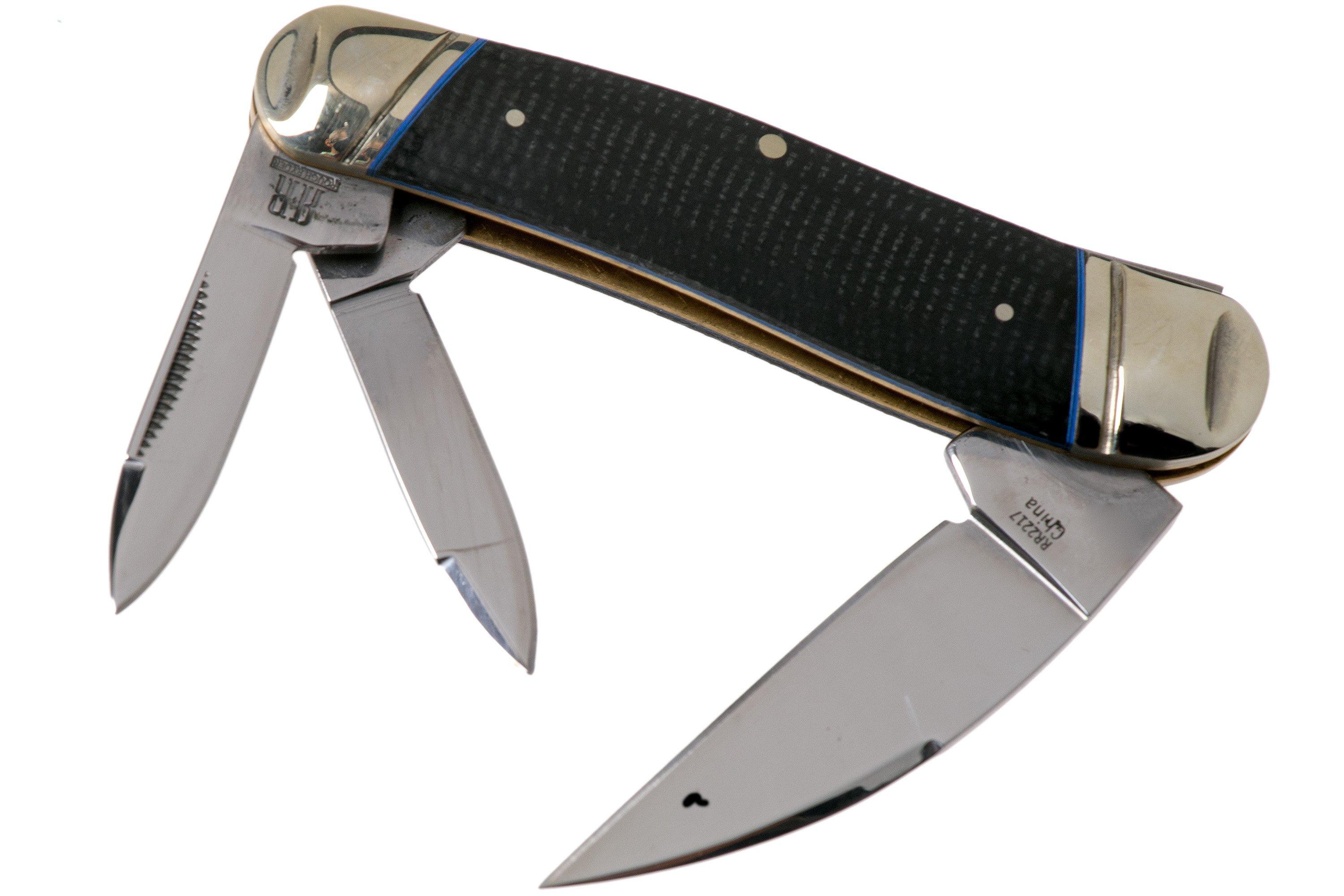 Rough Ryder Classic Carbon II Swayback RR2217 pocket knife ...