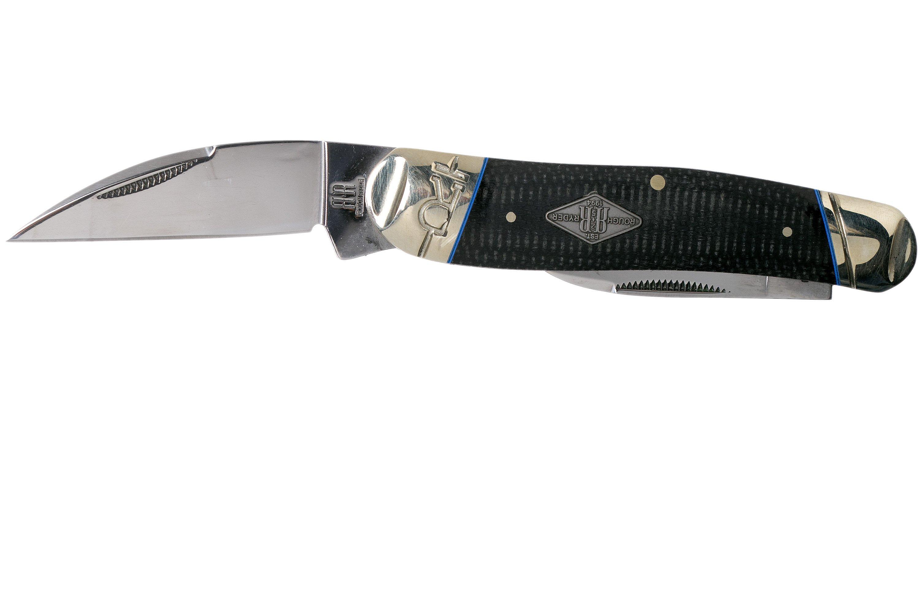 Rough Ryder Classic Carbon II Swayback RR2217 pocket knife ...