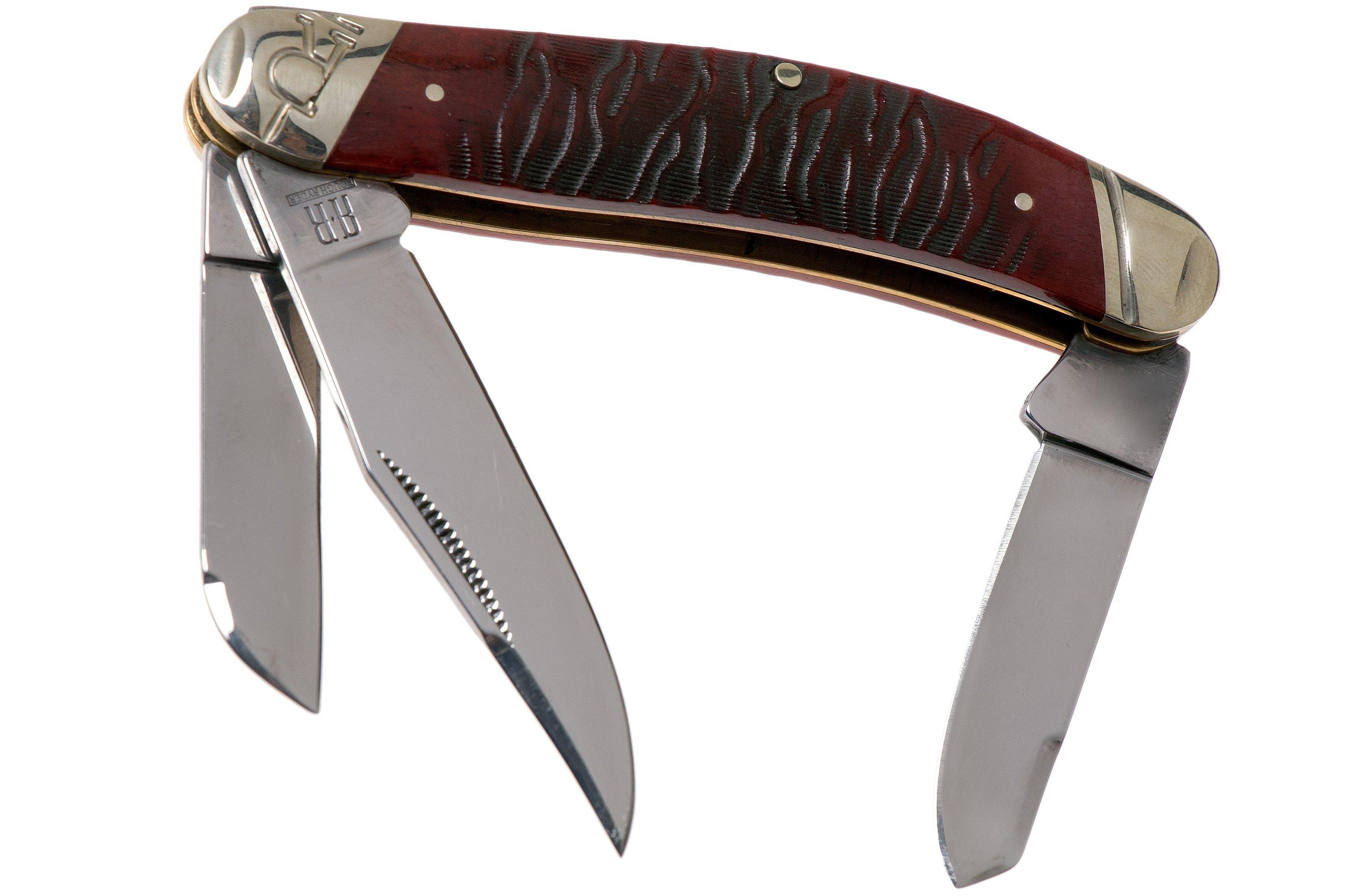 Rough Ryder Tiger Stripe Sowbelly RR2222 pocket knife | Advantageously ...