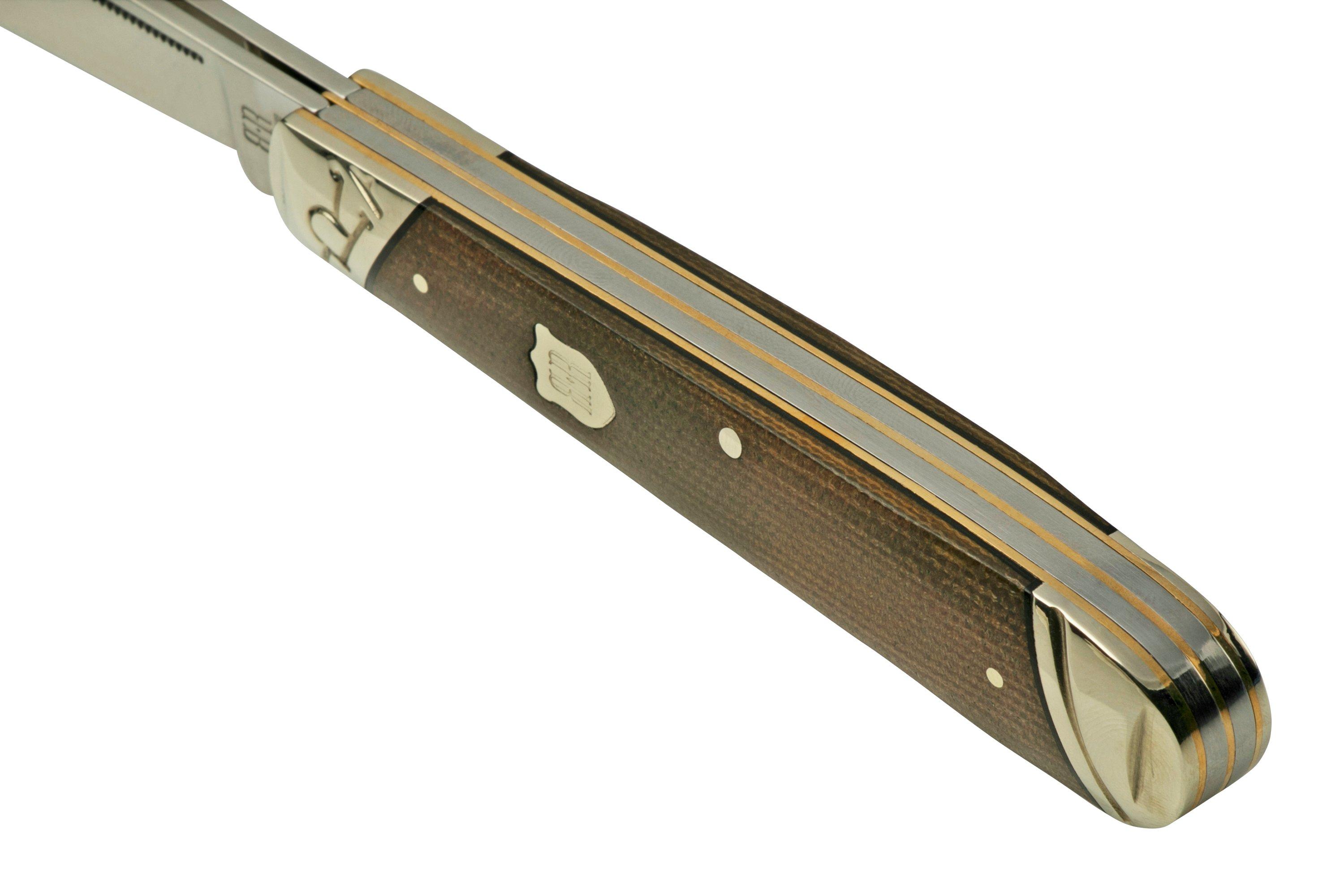 Rough Ryder Brown Burlap Trapper RR2330, pocket knife | Advantageously ...