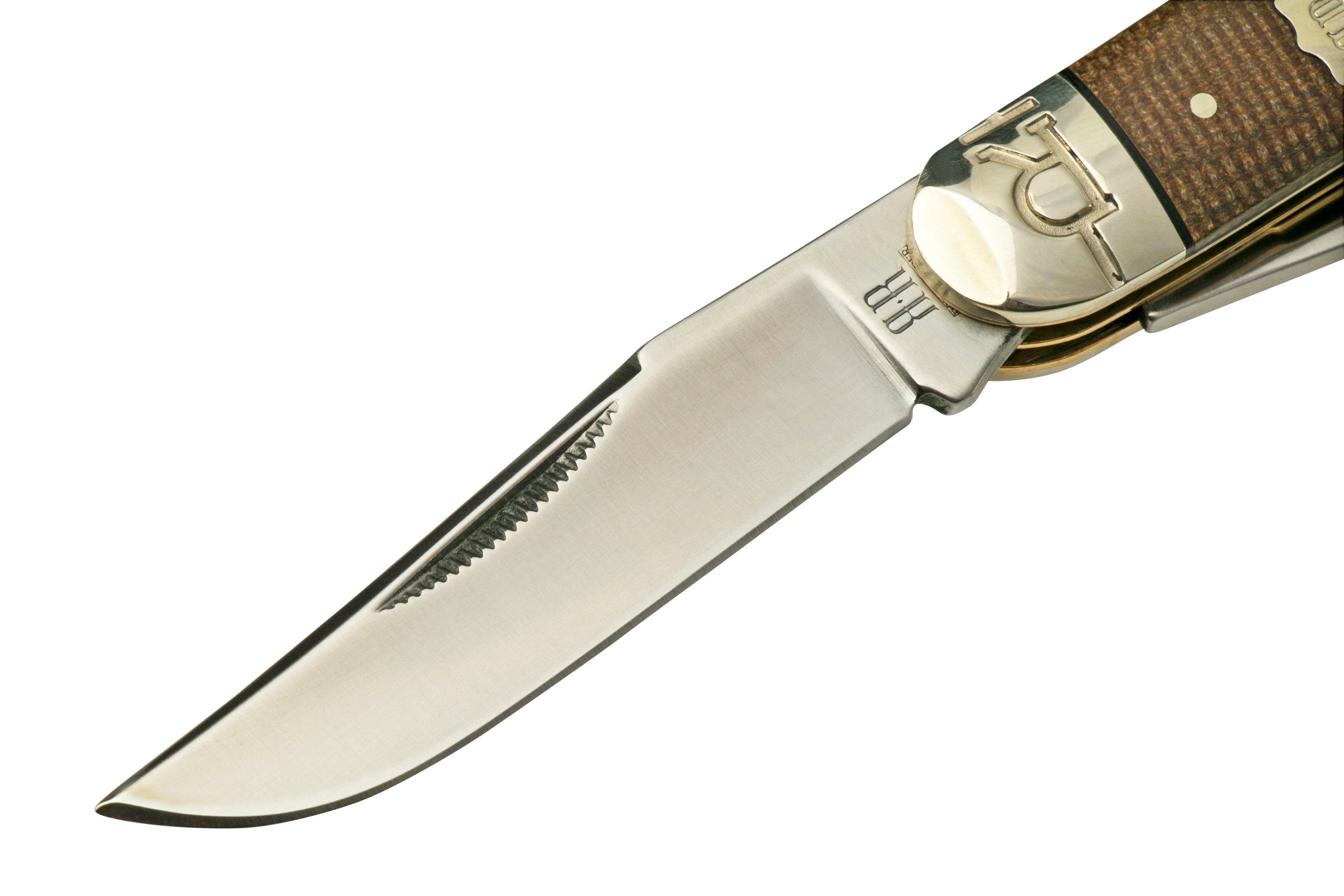 Rough Ryder Brown Burlap Sowbelly RR2332, navaja | Compras con ventajas ...