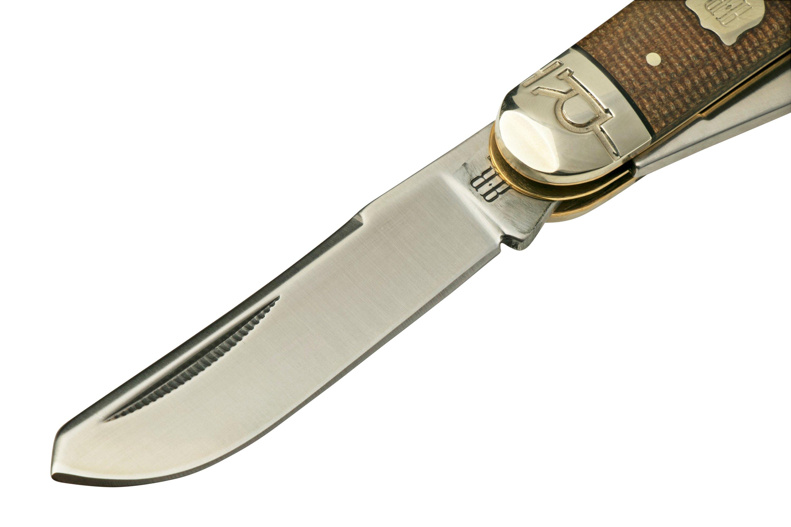 Rough Ryder Brown Burlap Sowbelly RR2332, pocket knife | Advantageously ...