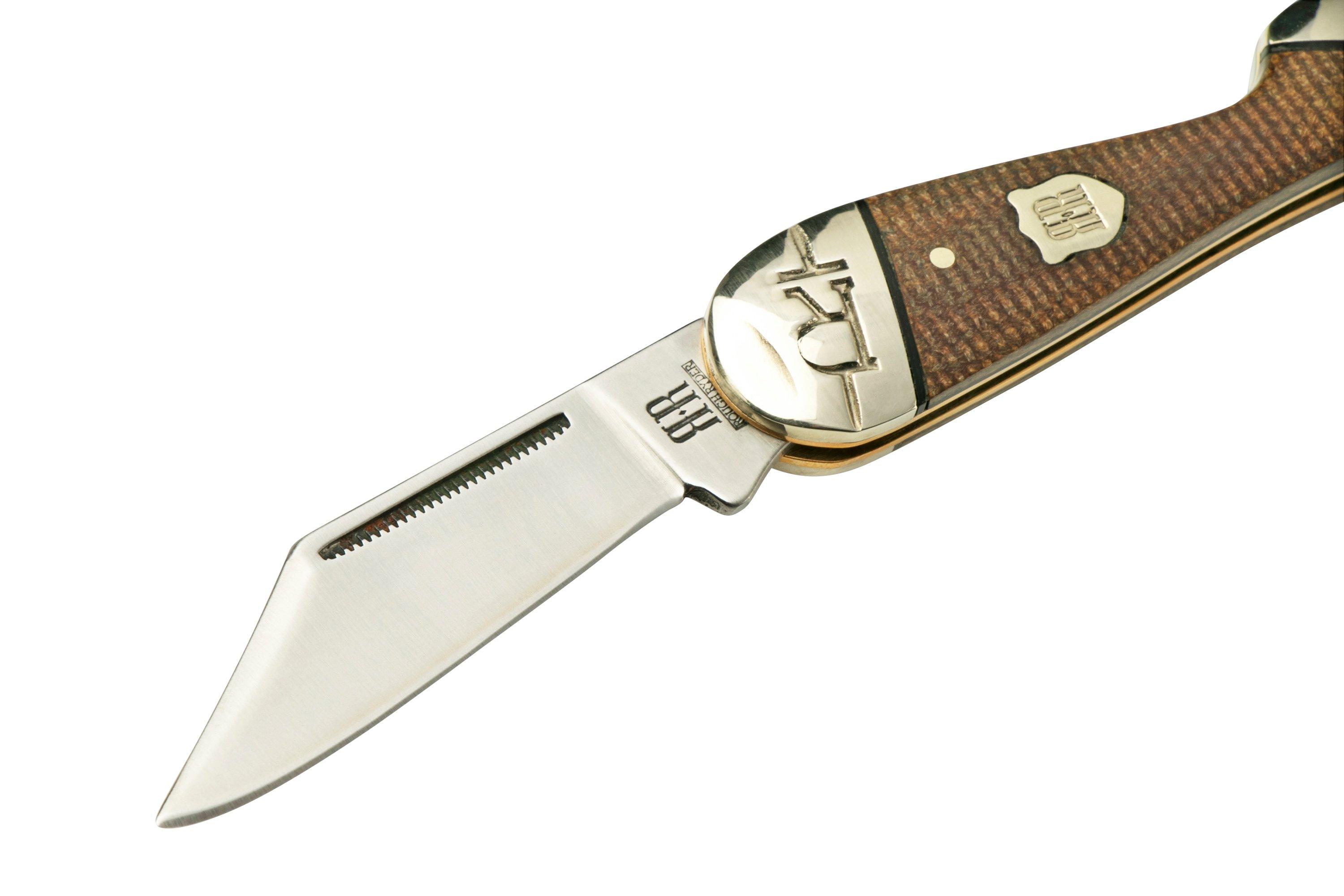 Rough Ryder Brown Burlap Lady Leg Knife, RR2335 pocket knife ...