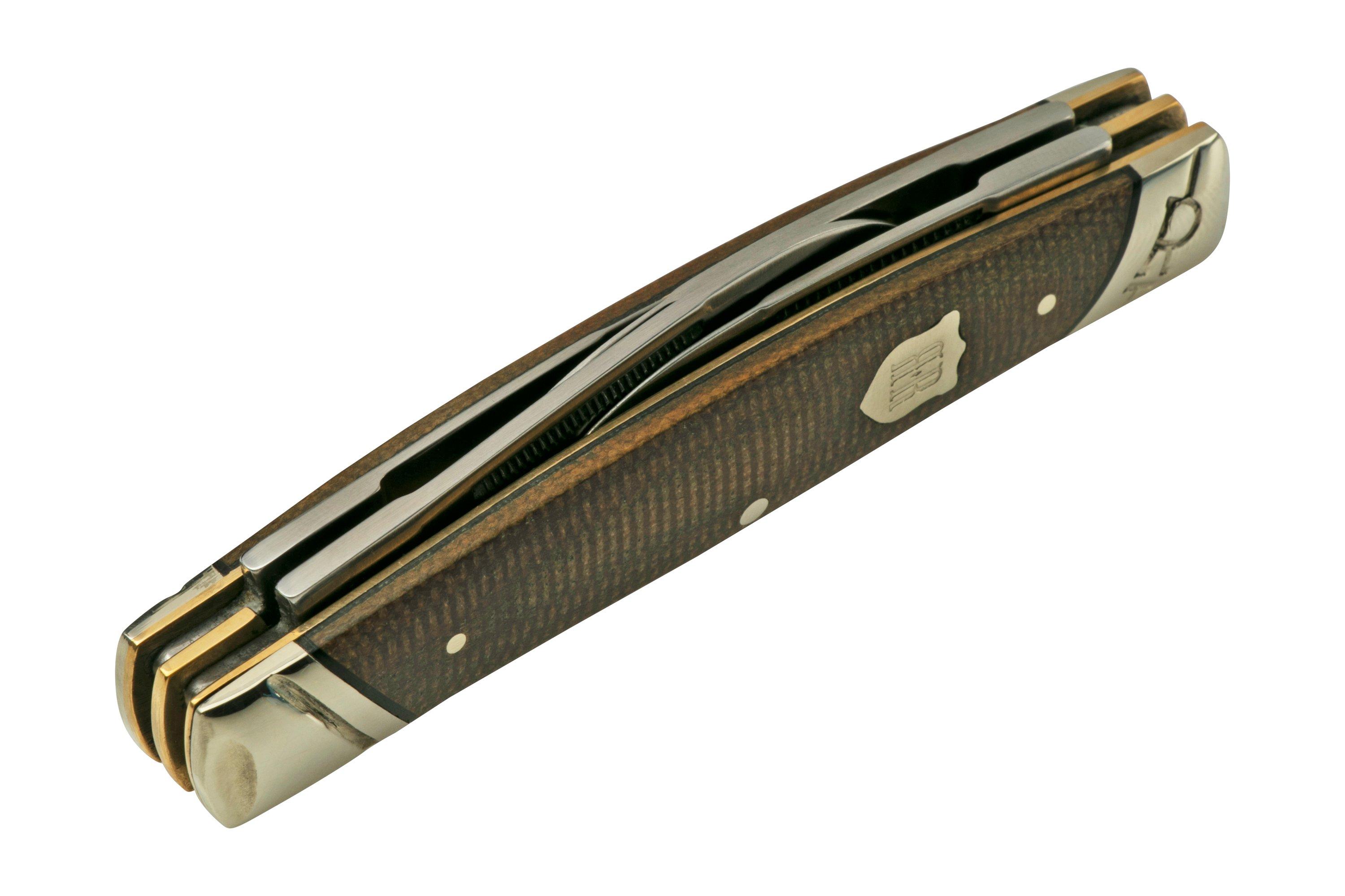 Rough Ryder Brown Burlap Congress RR2336, pocket knife | Advantageously ...