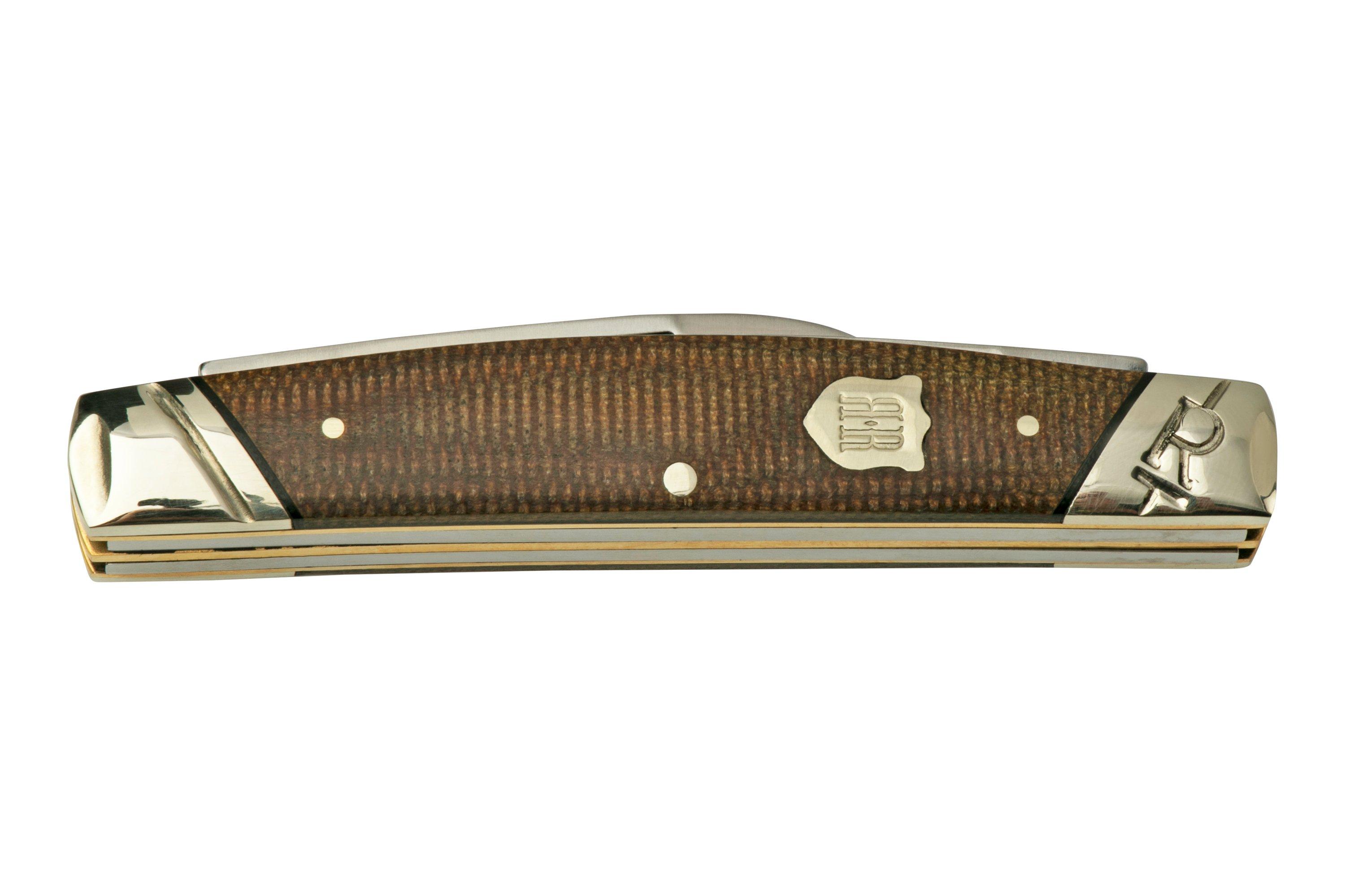 Rough Ryder Brown Burlap Congress RR2336, pocket knife | Advantageously ...