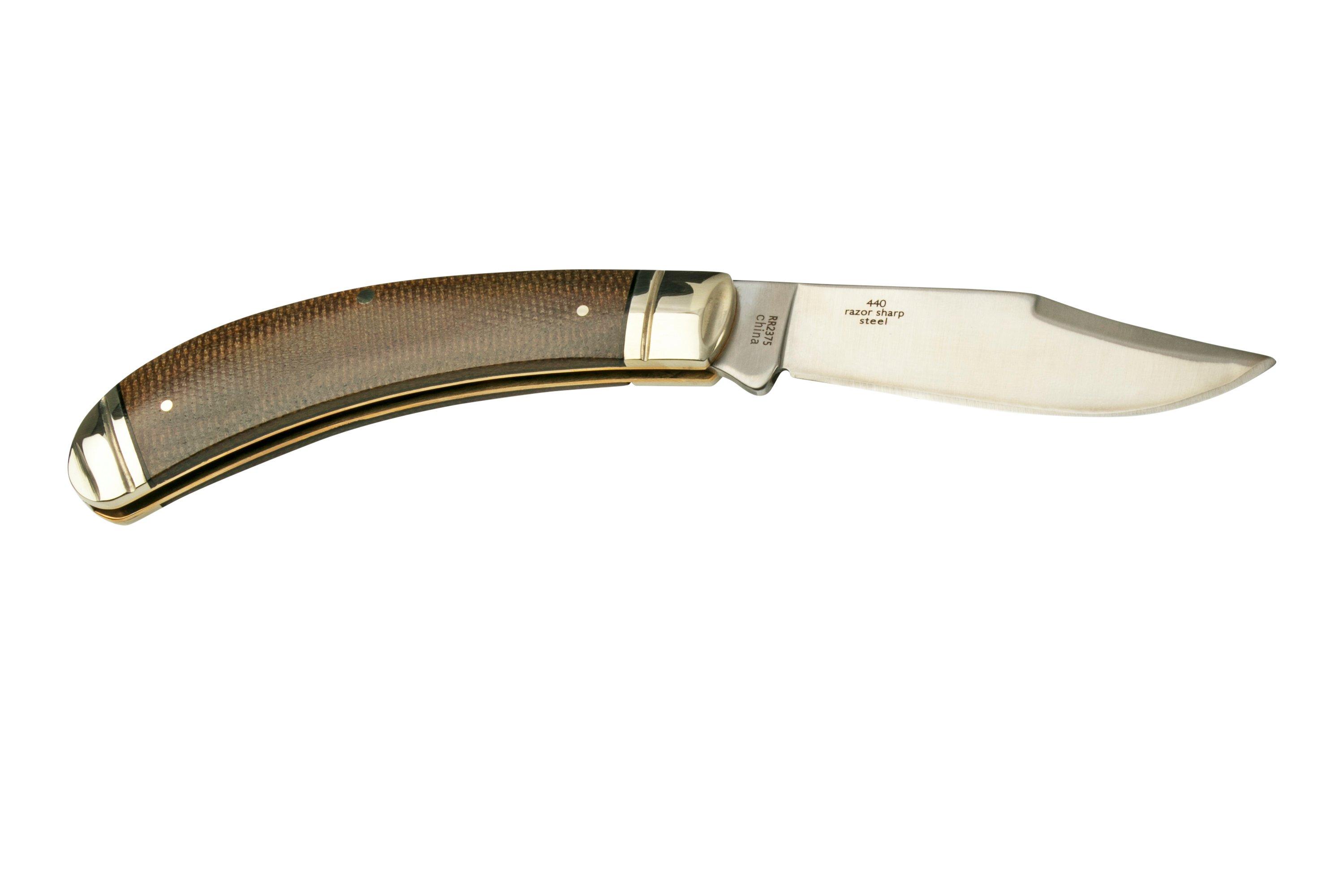 Rough Ryder Brown Burlap Bow Trapper RR2375, pocket knife ...