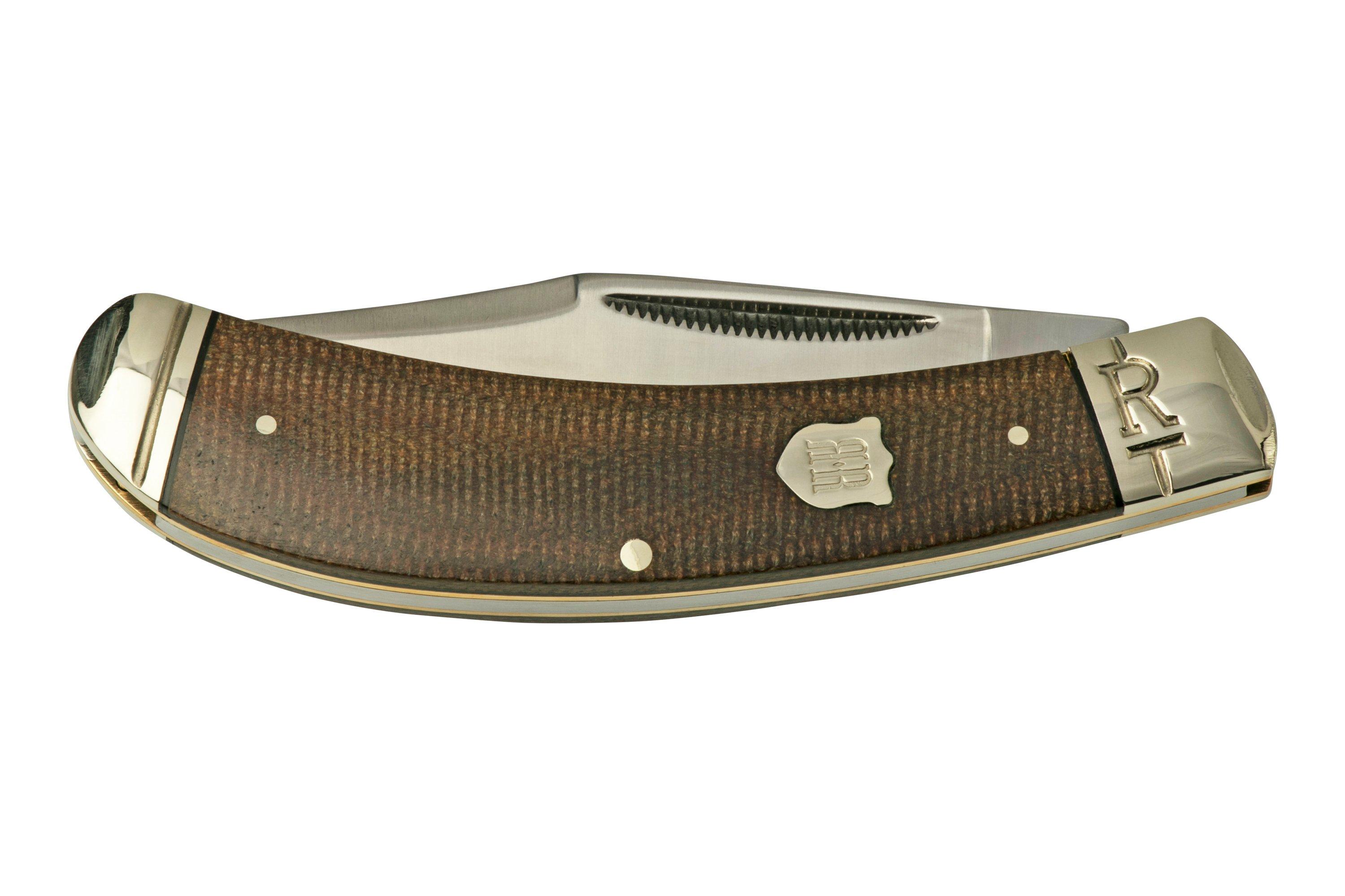 Rough Ryder Brown Burlap Bow Trapper RR2375, pocket knife ...