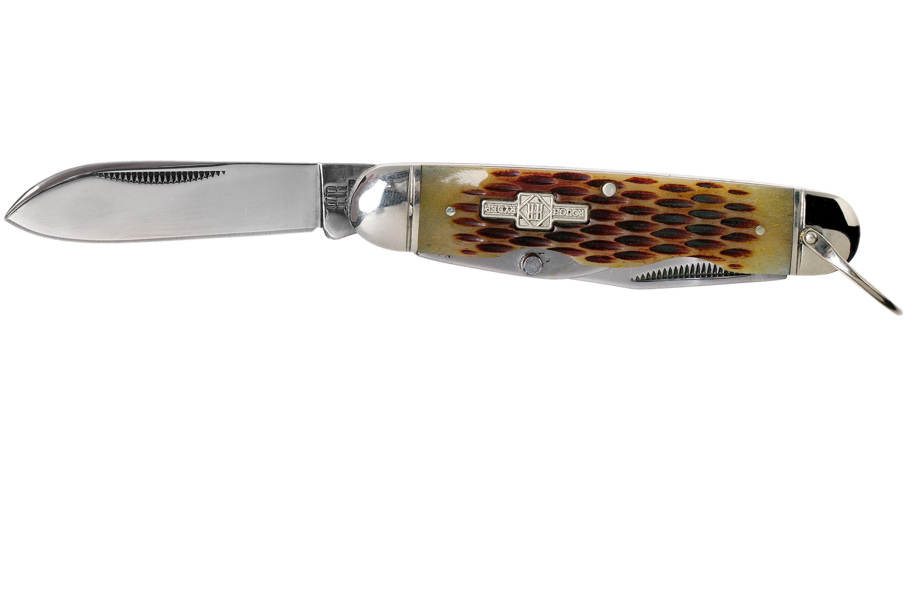 Rough Ryder Camp Knife Amber Bone RR533 navaja slipjoint | Compras con ventajas en Knivesandtools.es
