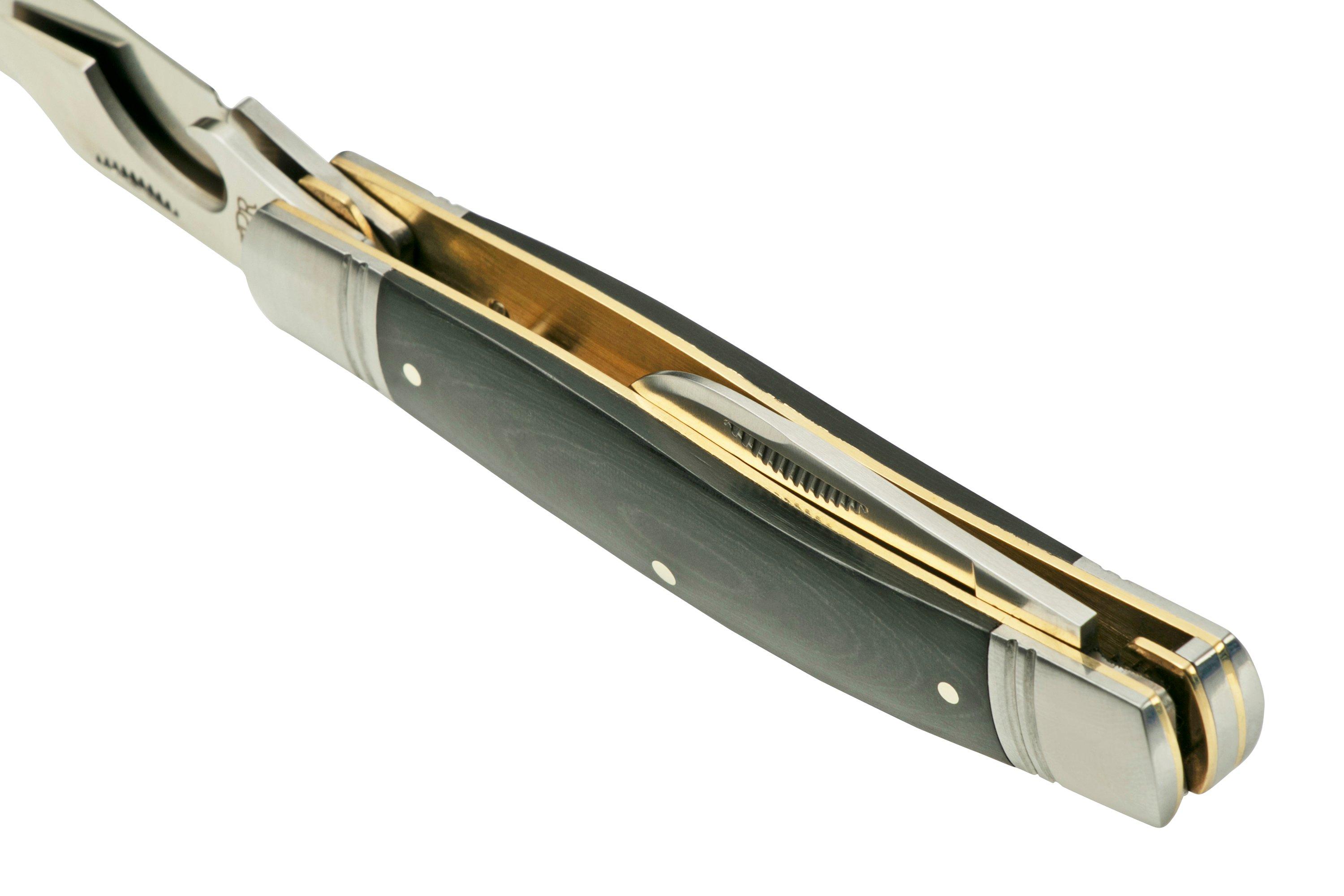 Rough Ryder Reserve Common Stock D2 Black Micarta, RRR008 slipjoint ...