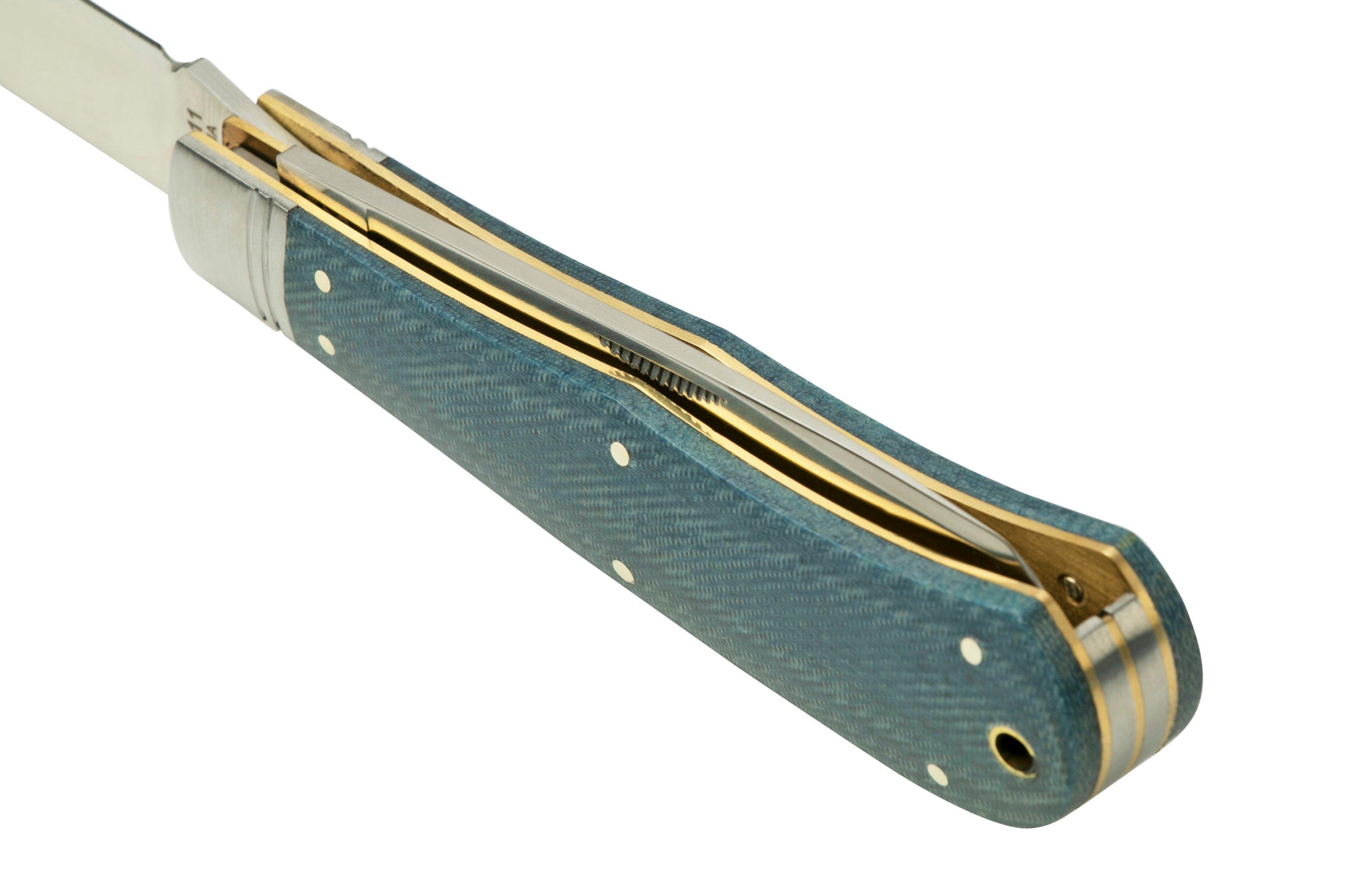 Rough Ryder Reserve Heavy Trapper Denim Micarta, RRR011 slipjoint ...