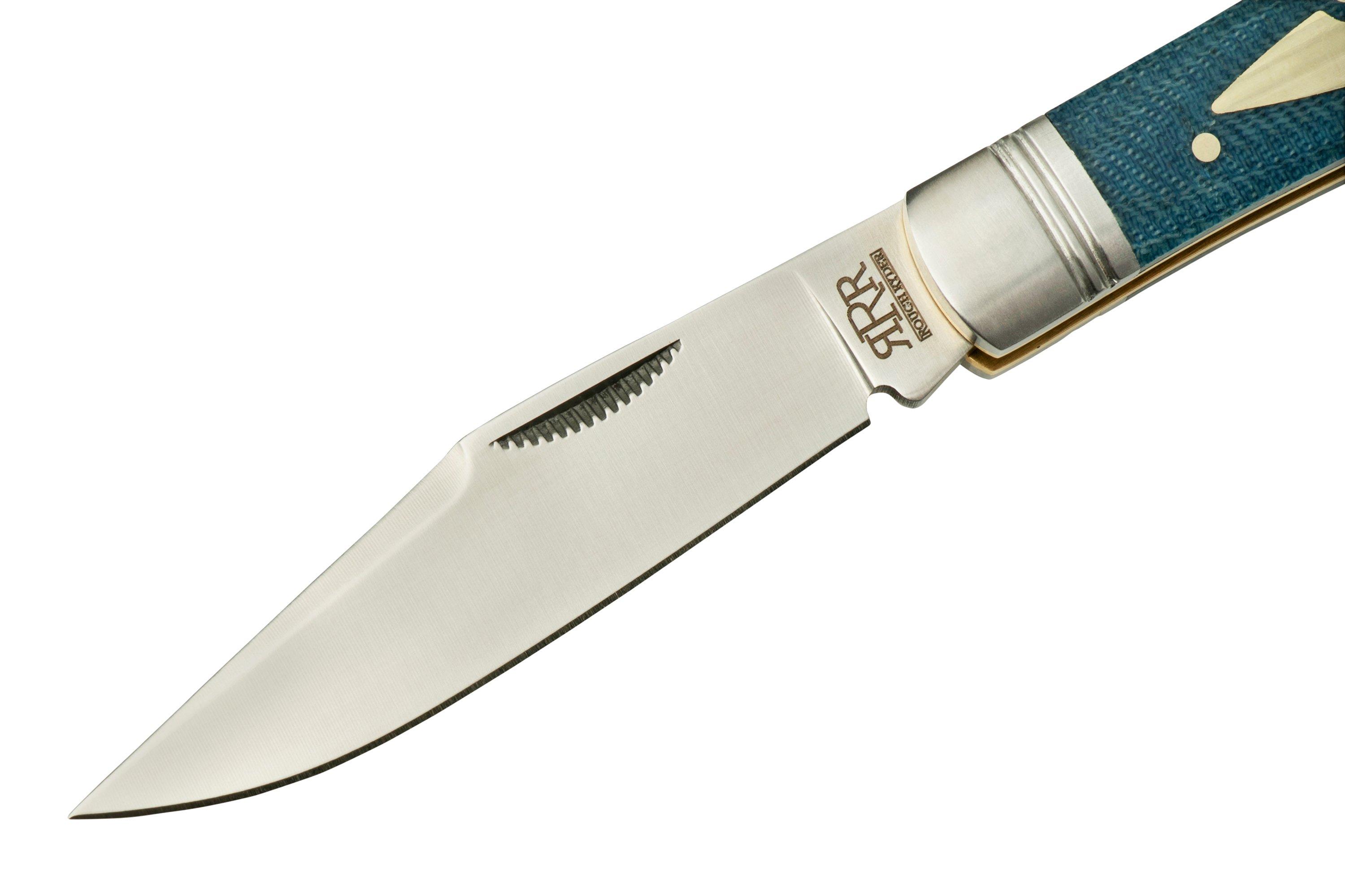 Rough Ryder Reserve Lockback Denim Micarta, RRR012 pocket knife ...