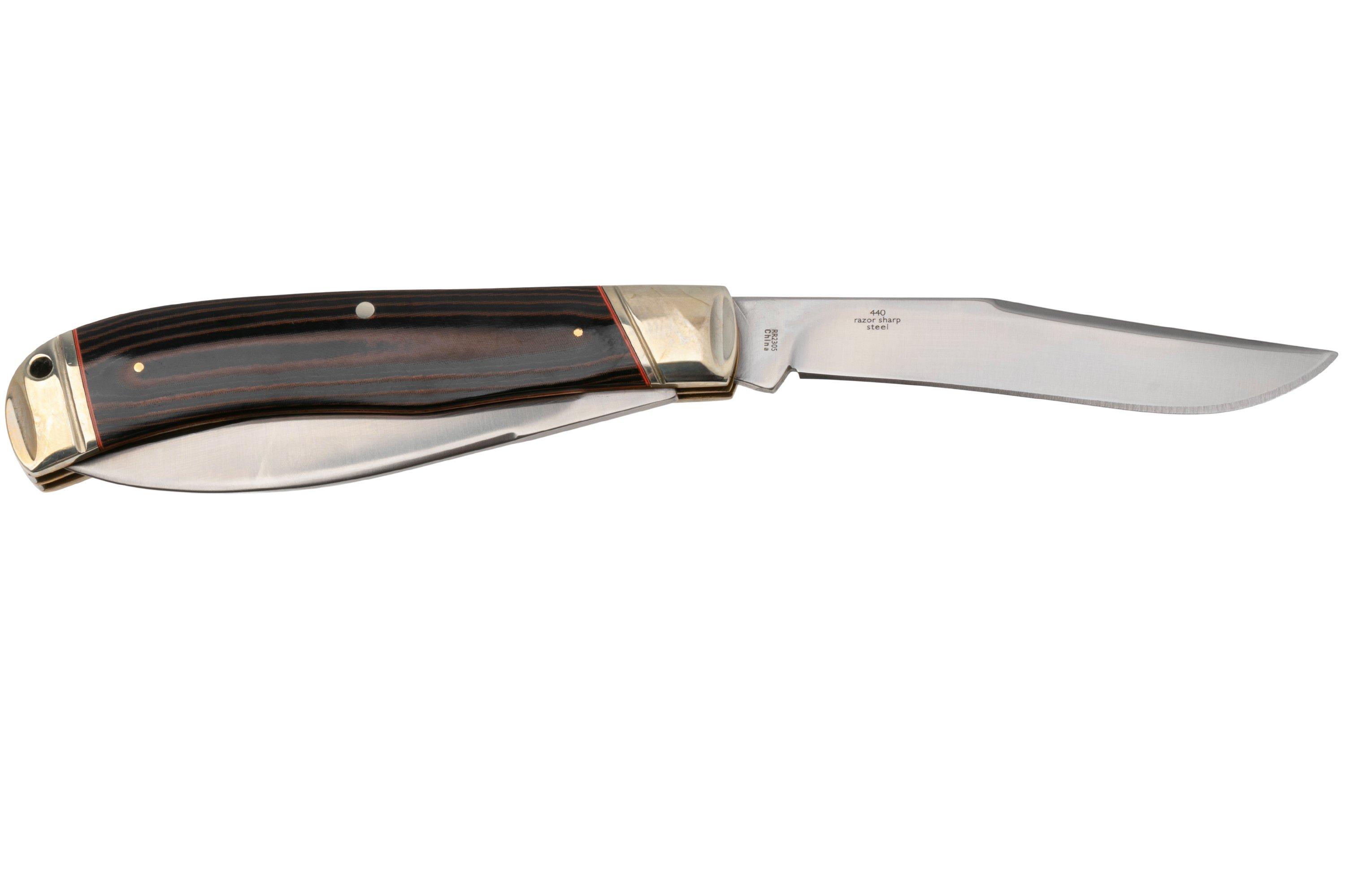 Rough Ryder Desert Fox Jumbo Trapper RR2305, slipjoint pocket knife ...