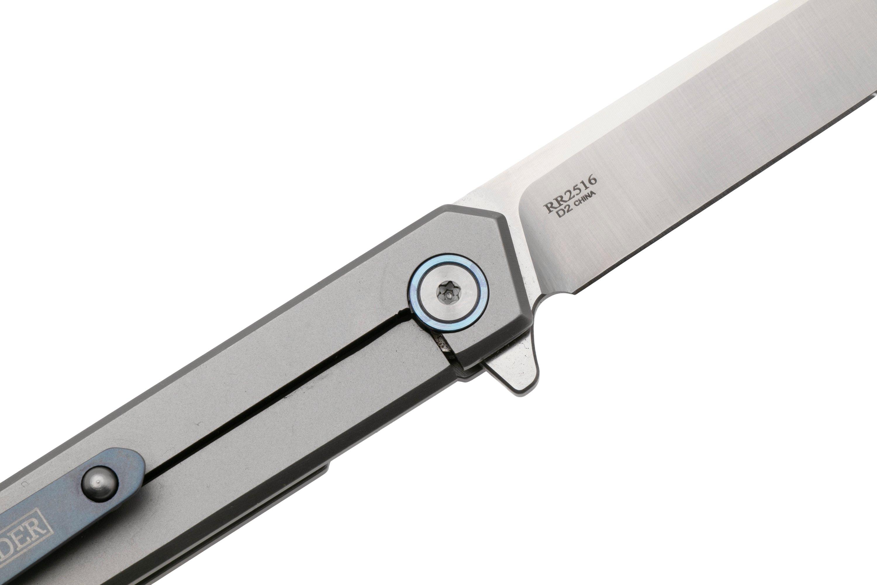 Rough Ryder RR2516, Satin D2, Stainless Steel, pocket knife ...