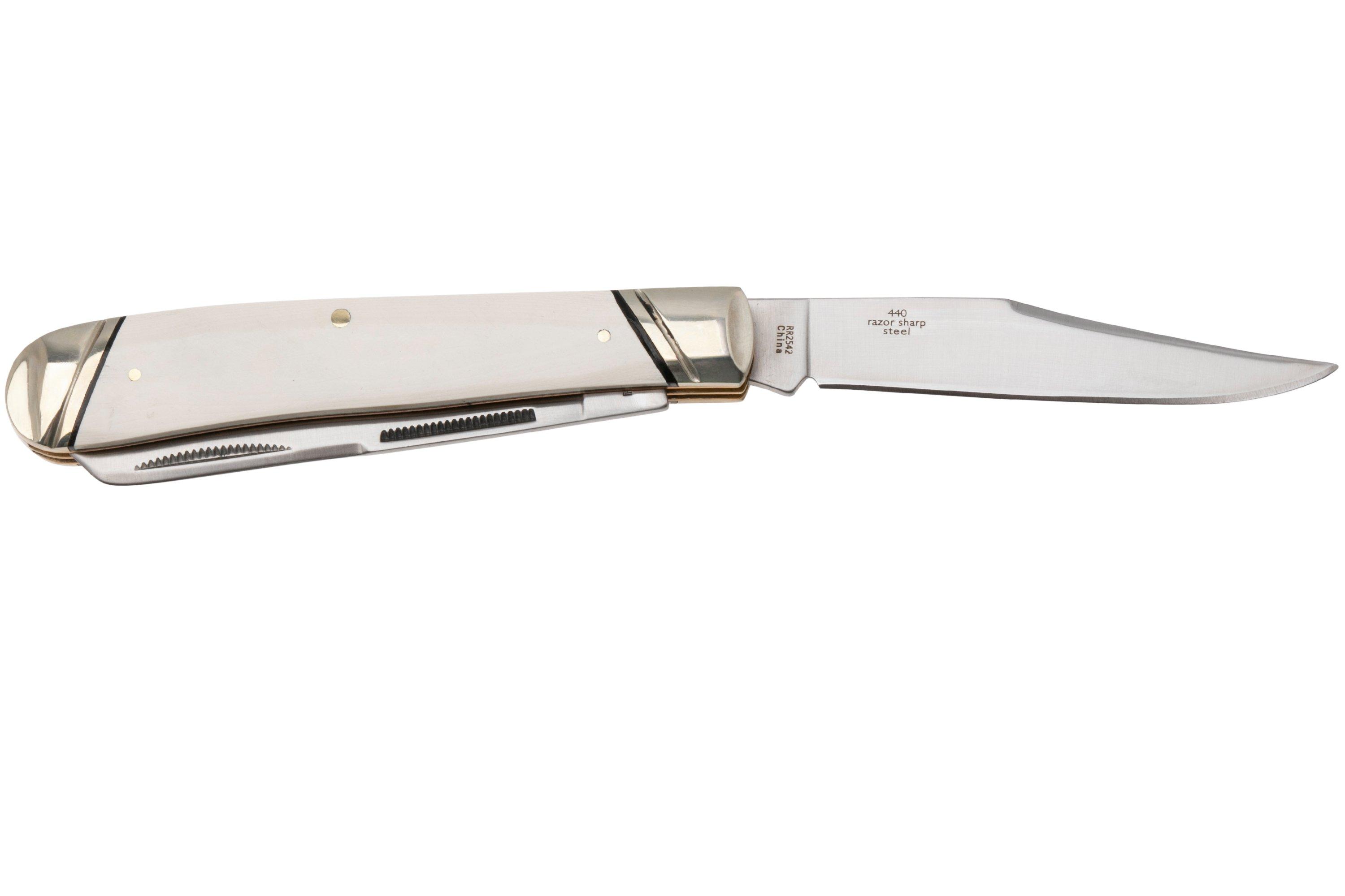 Rough Ryder Arctic Fox Trapper RR2542, slipjoint pocket knife ...