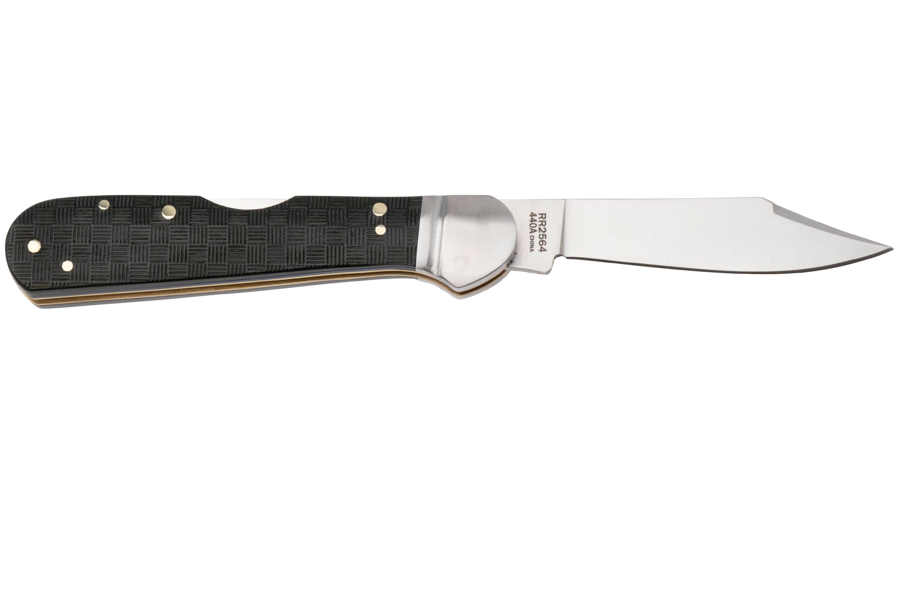 Rough Ryder Black Reserve Copperhead RR2564, Satin 440A, Textured ...