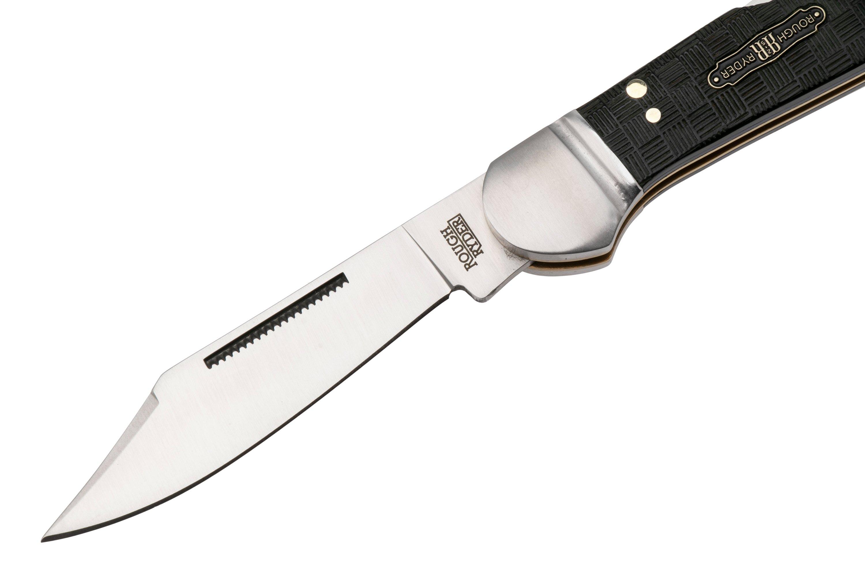 Rough Ryder Black Reserve Copperhead RR2564, Satin 440A, Textured ...