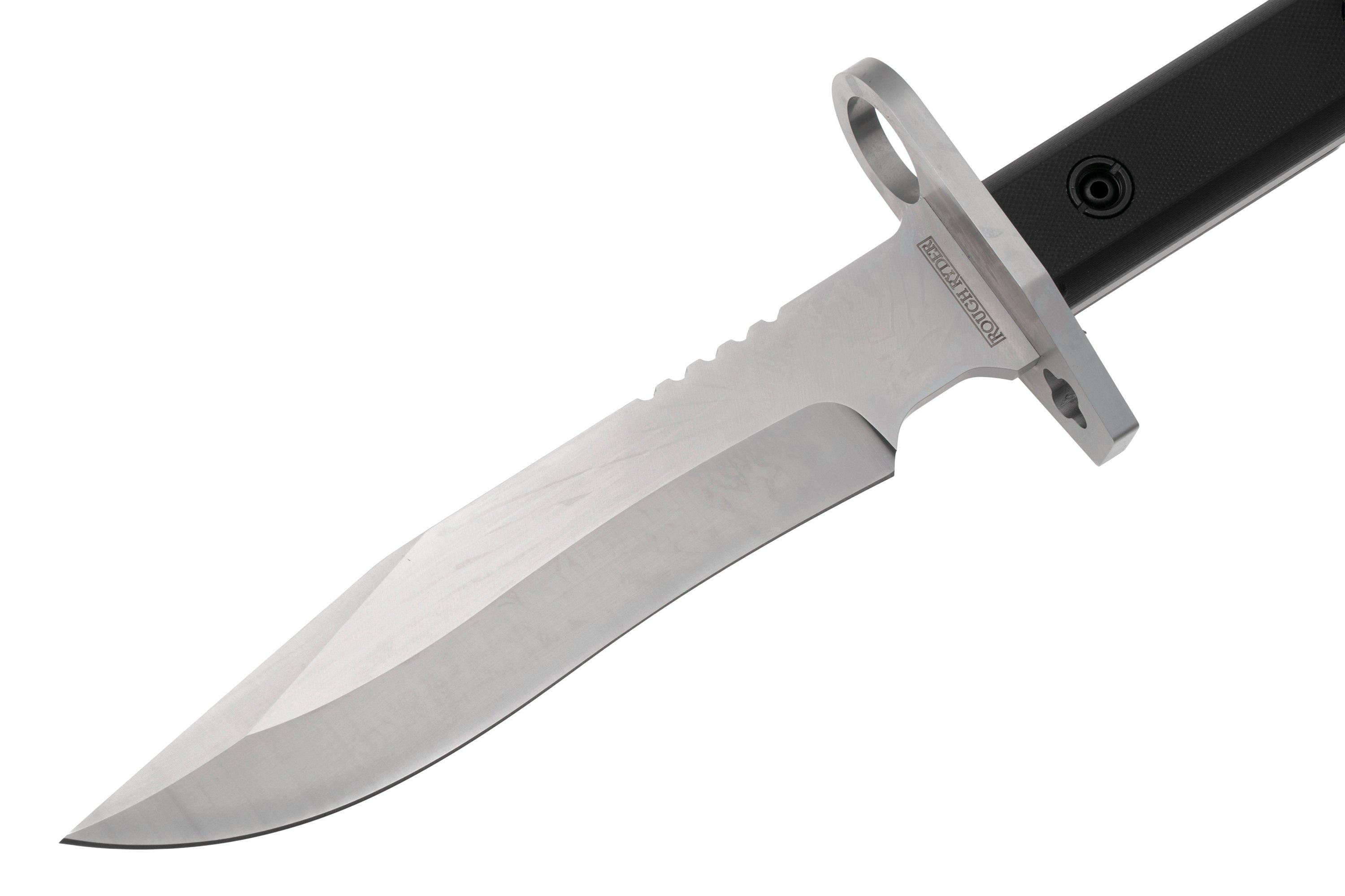Rough Ryder Tactical RR2609, Bead Blasted Stainless Steel, Black G10 ...