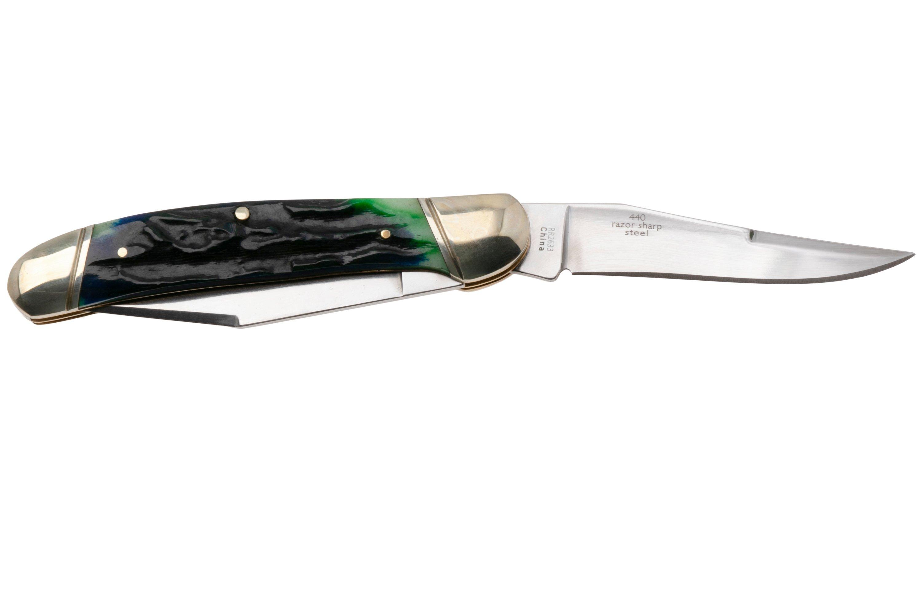 Rough Ryder Bluegill Copperhead RR2633, Satin 440, Jigged Bone, pocket ...