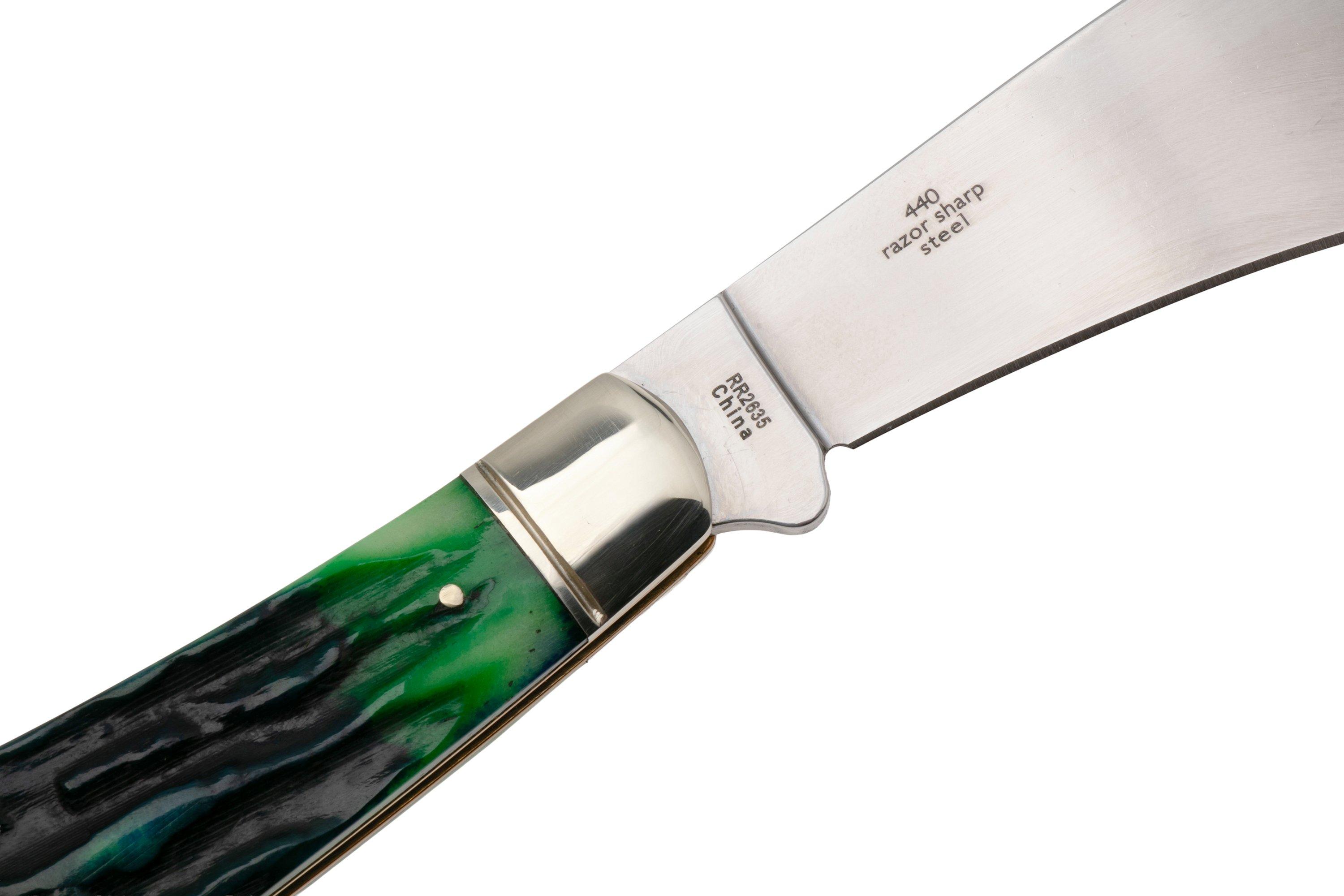 Rough Ryder Bluegill Hawkbill RR2635, Satin 440, Jigged Bone, pocket ...