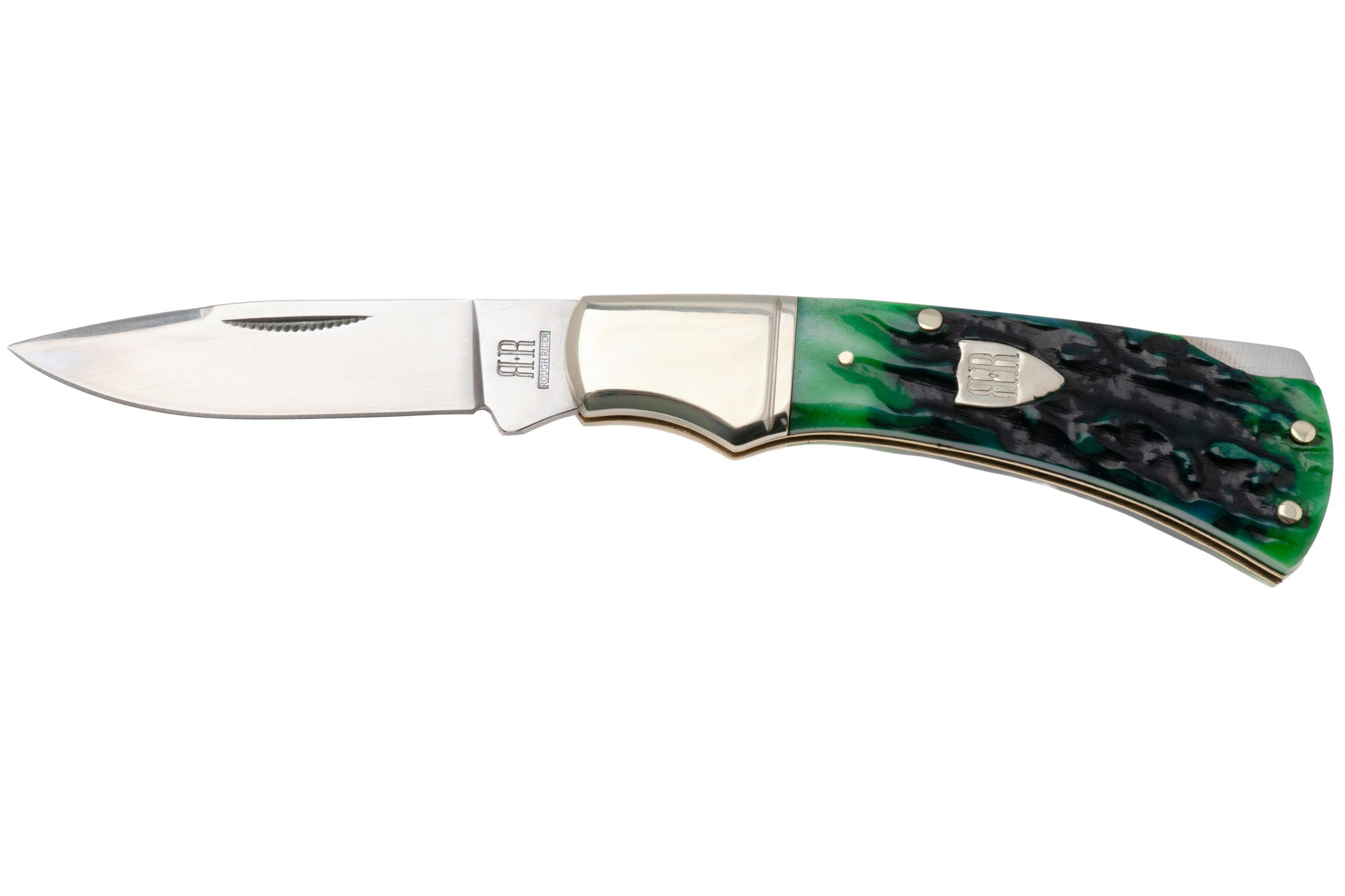 Rough Ryder Bluegill Lockback RR2636, Satin 440, Jigged Bone, pocket ...