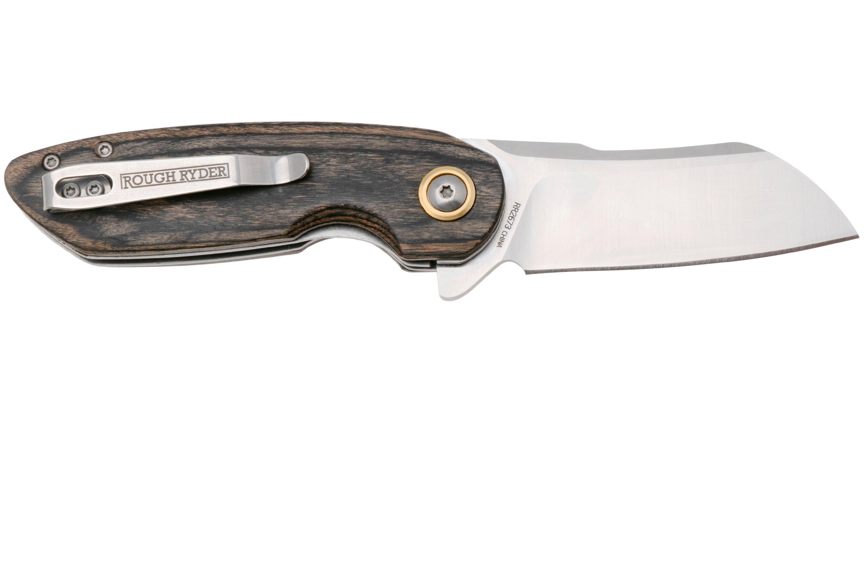 Rough Ryder Bullfrog RR2673 Satin 440, Pakkawood, pocket knife ...