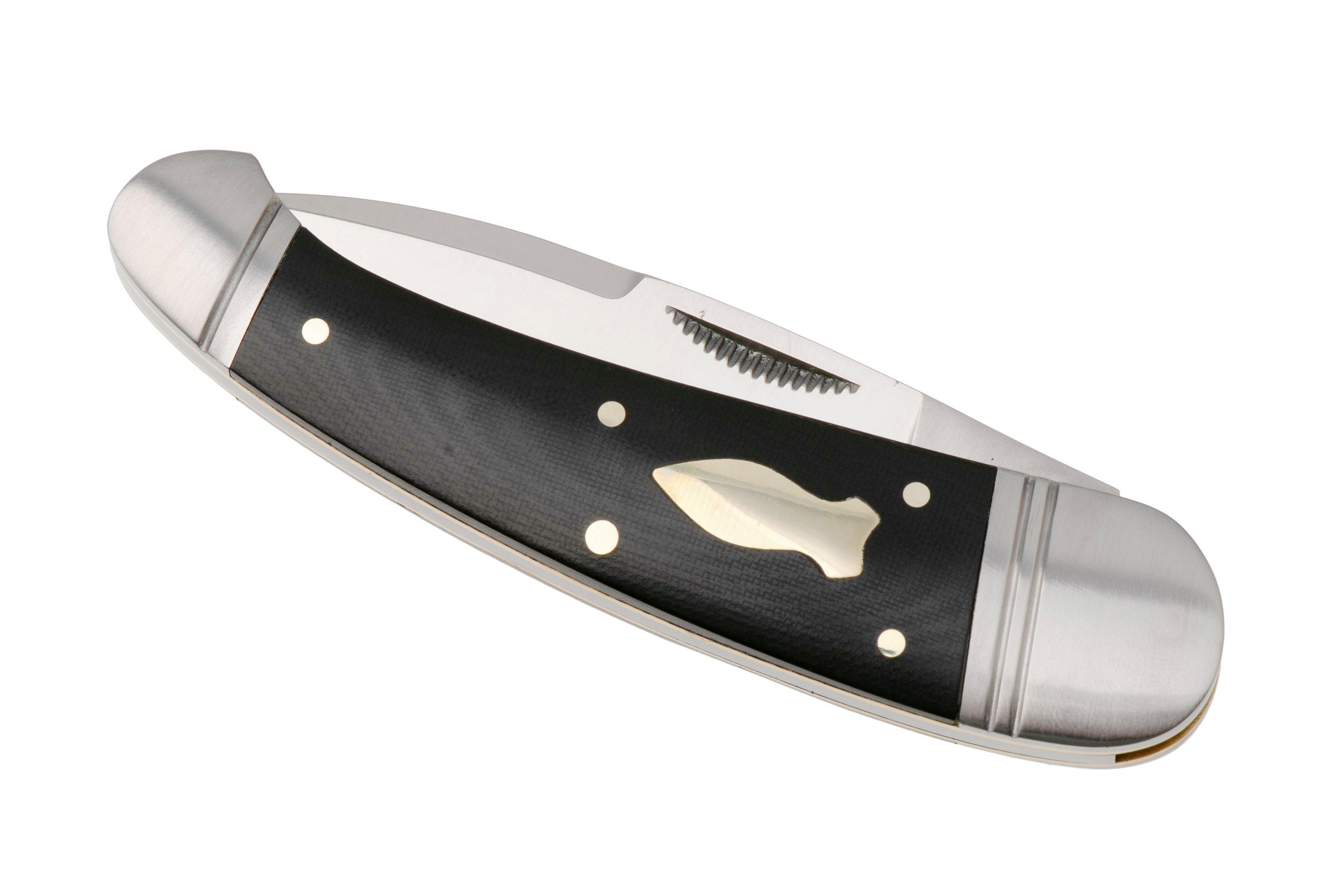 Rough Ryder Reserve Panthera RRR020, D2, Black Micarta, slipjoint ...