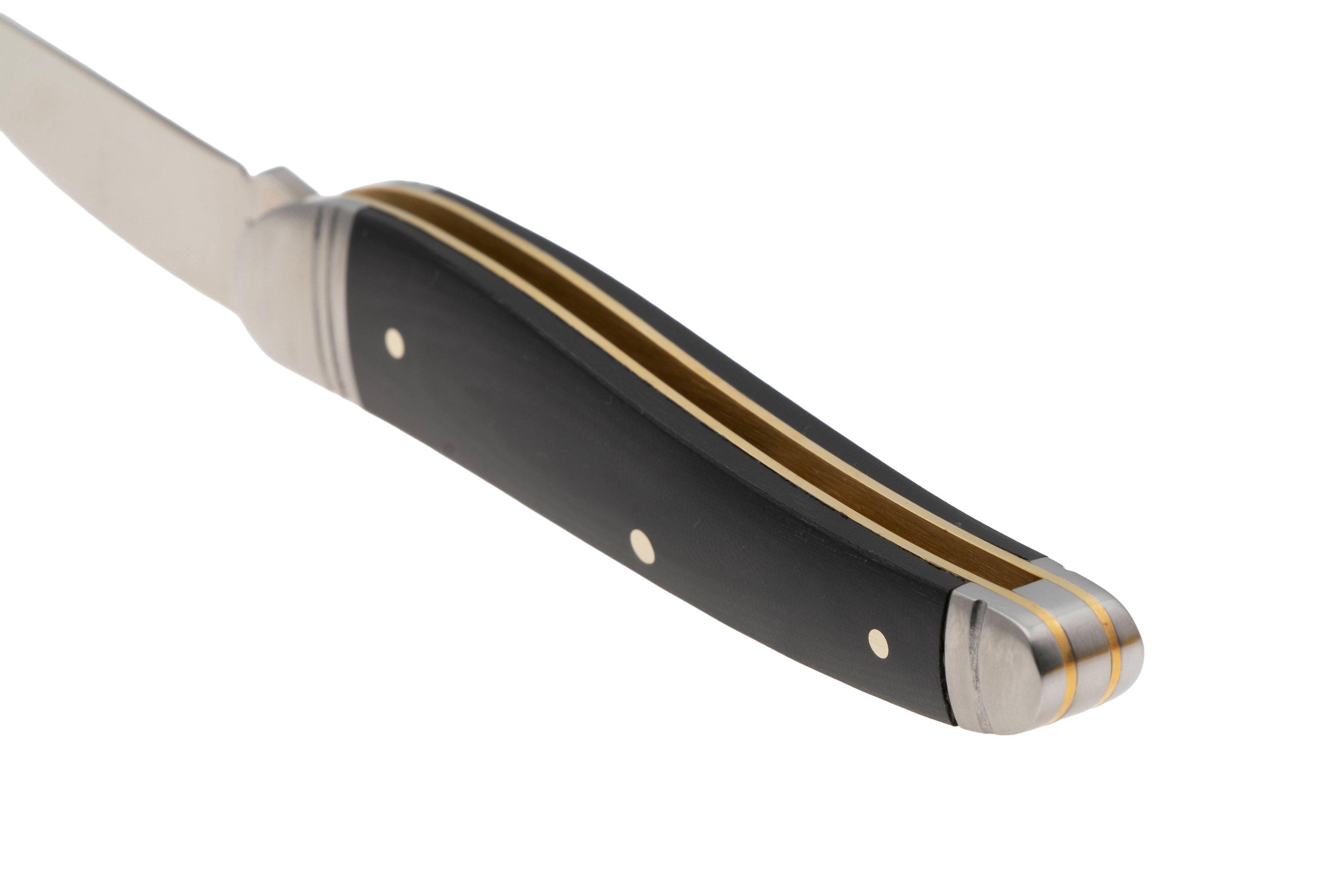 Rough Ryder Reserve Quillcliffe RRR021, D2, Black Micarta, slipjoint ...