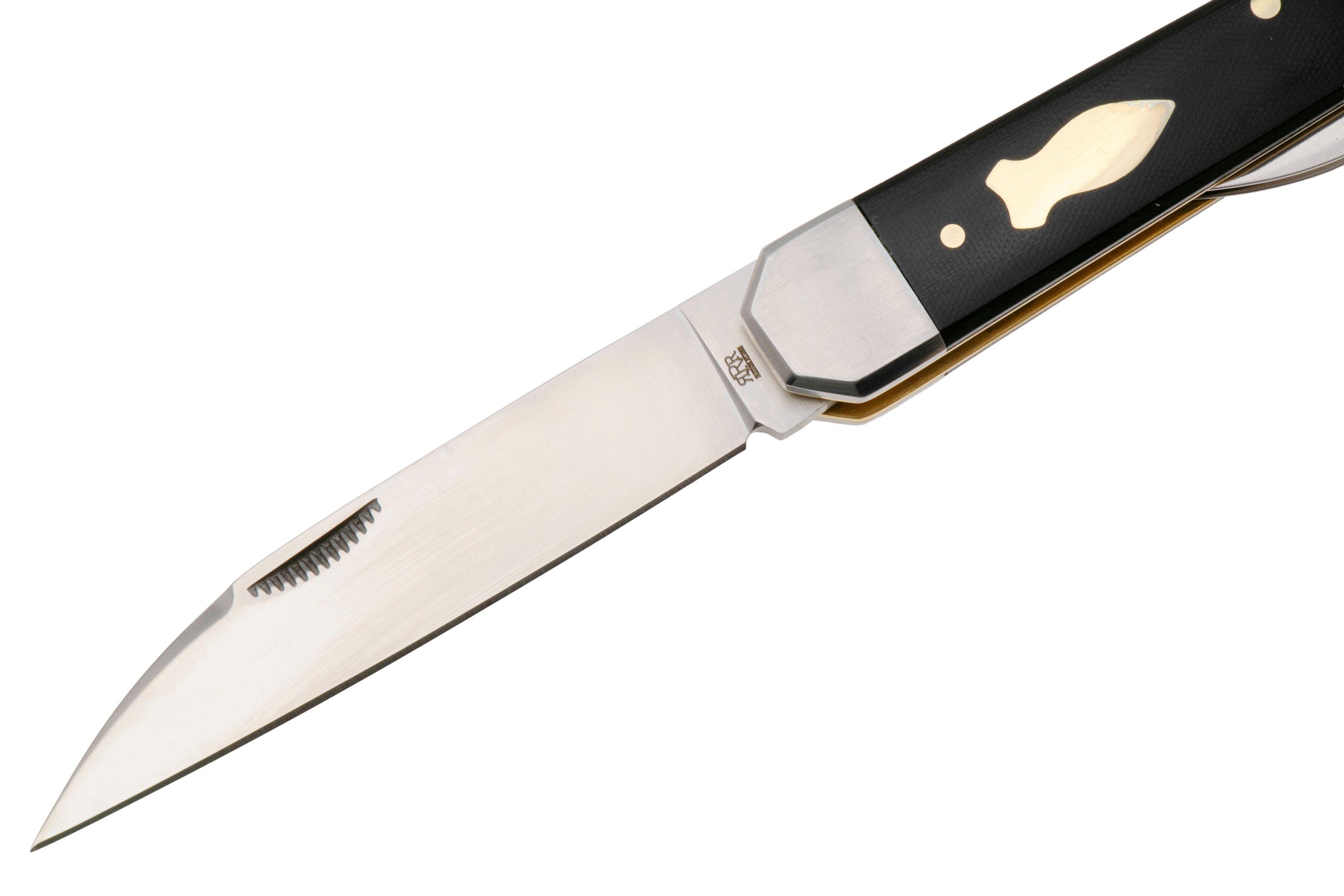Rough Ryder Reserve Whittler RRR022, D2, Black Micarta, slipjoint ...