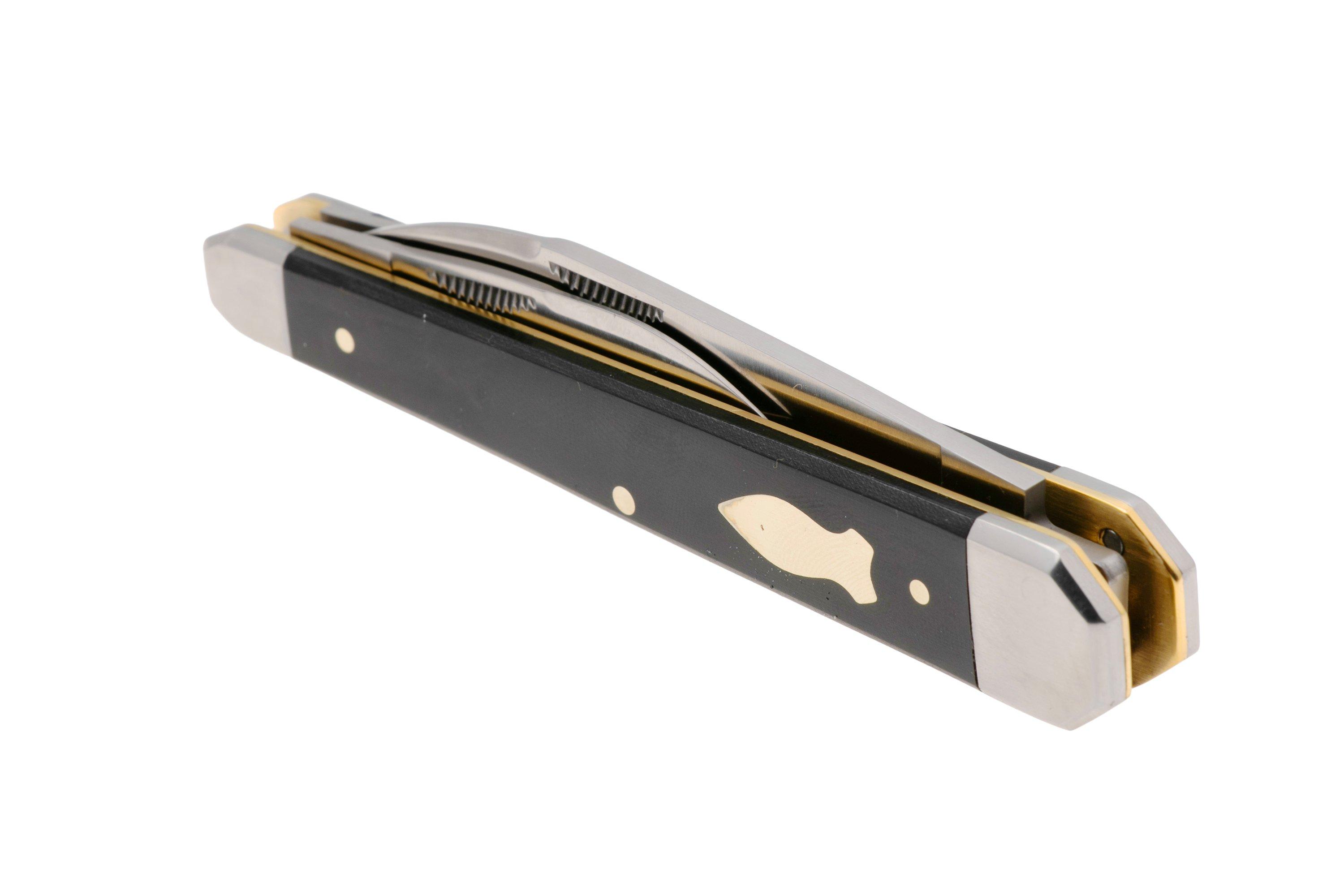 Rough Ryder Reserve Whittler RRR022, D2, Black Micarta, slipjoint ...