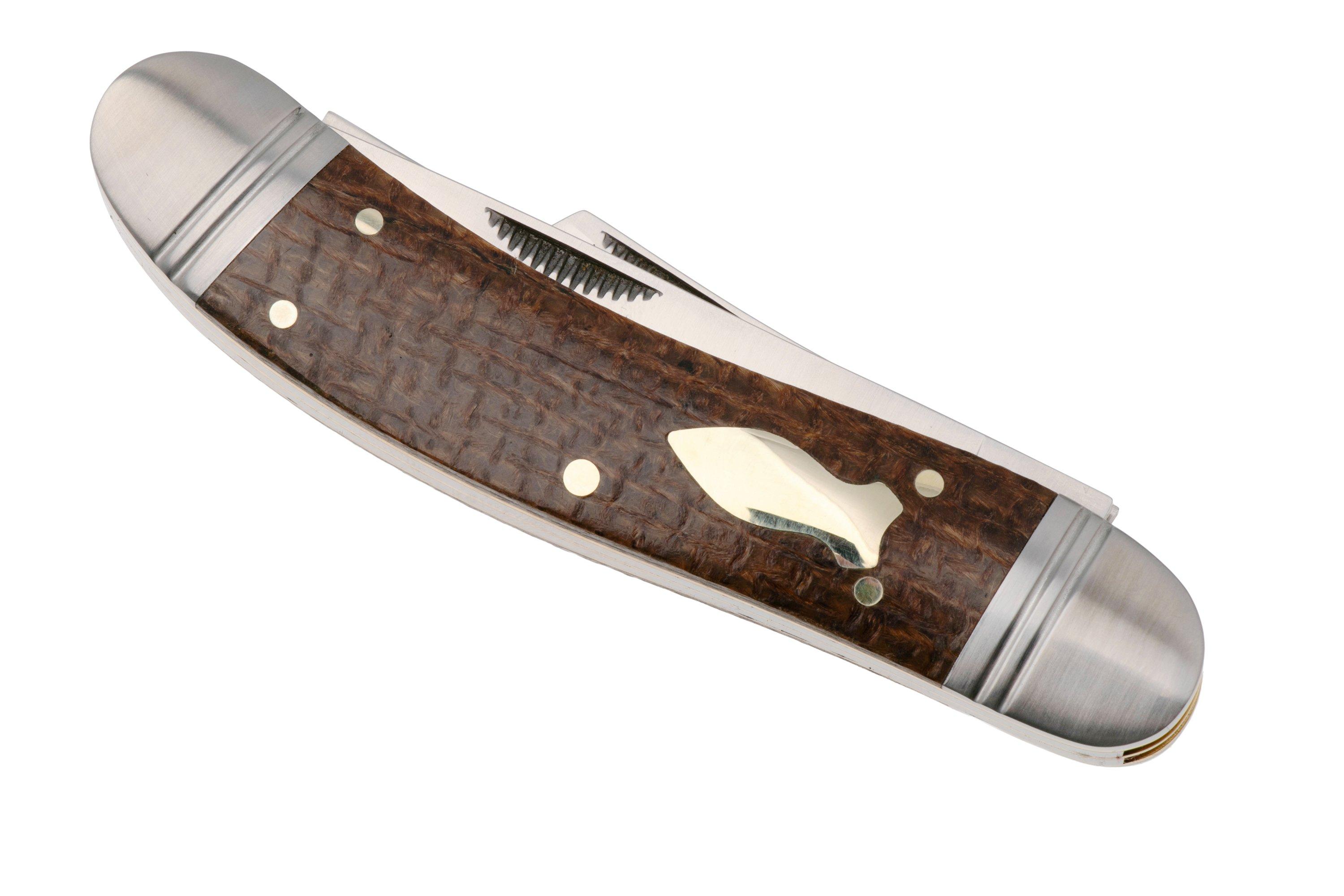 Rough Ryder Reserve Roundup RRR026, D2, Brown Micarta, slipjoint pocket ...