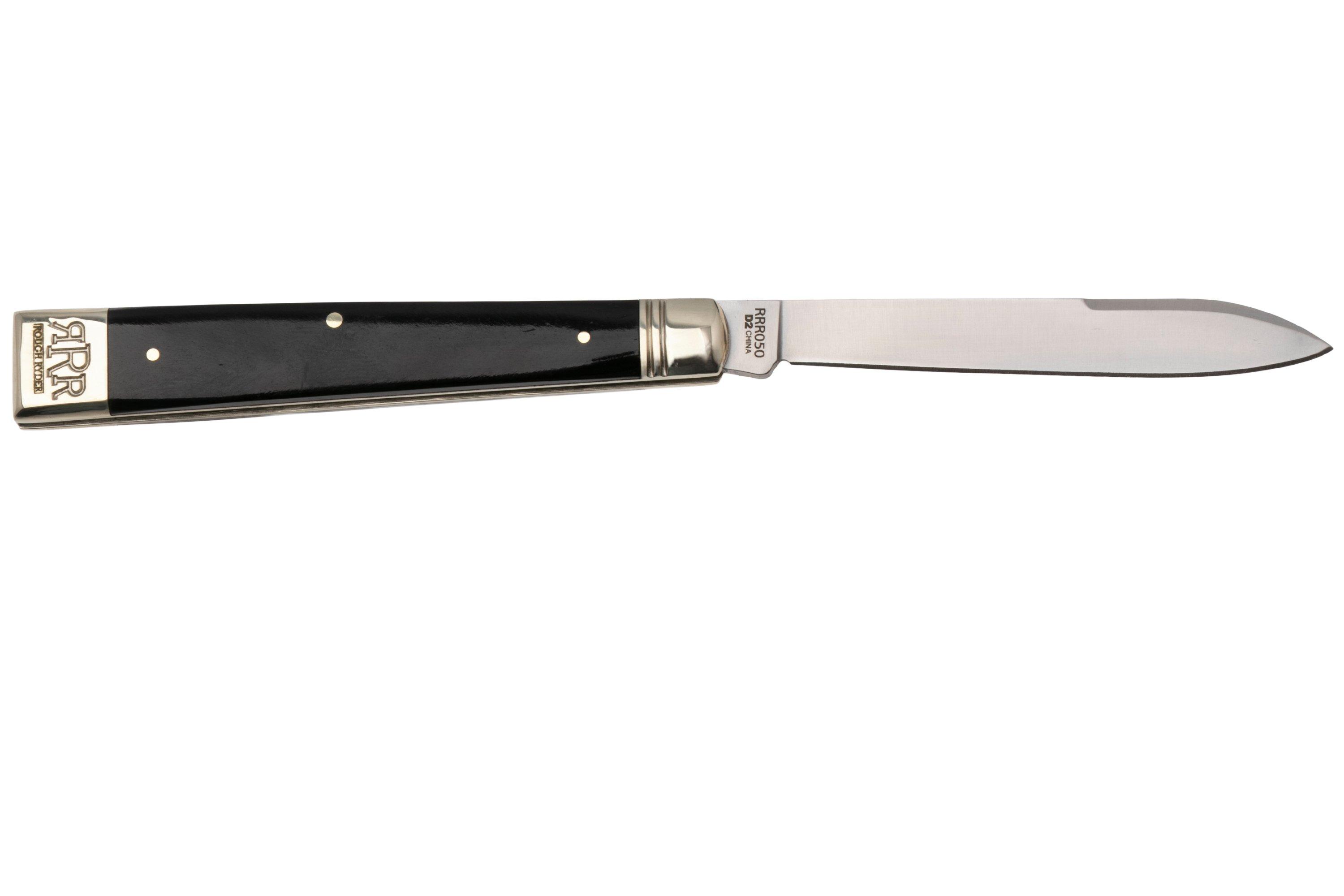 Rough Ryder Reserve Fat Bottom Doctors Knife RRR050, D2, Black Bone ...